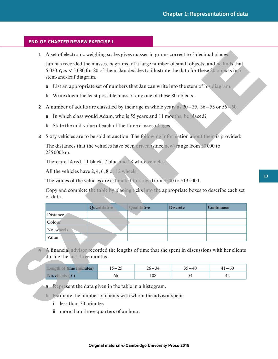 Preview Cambridge International AS & A Level Mathematics: Probability ...
