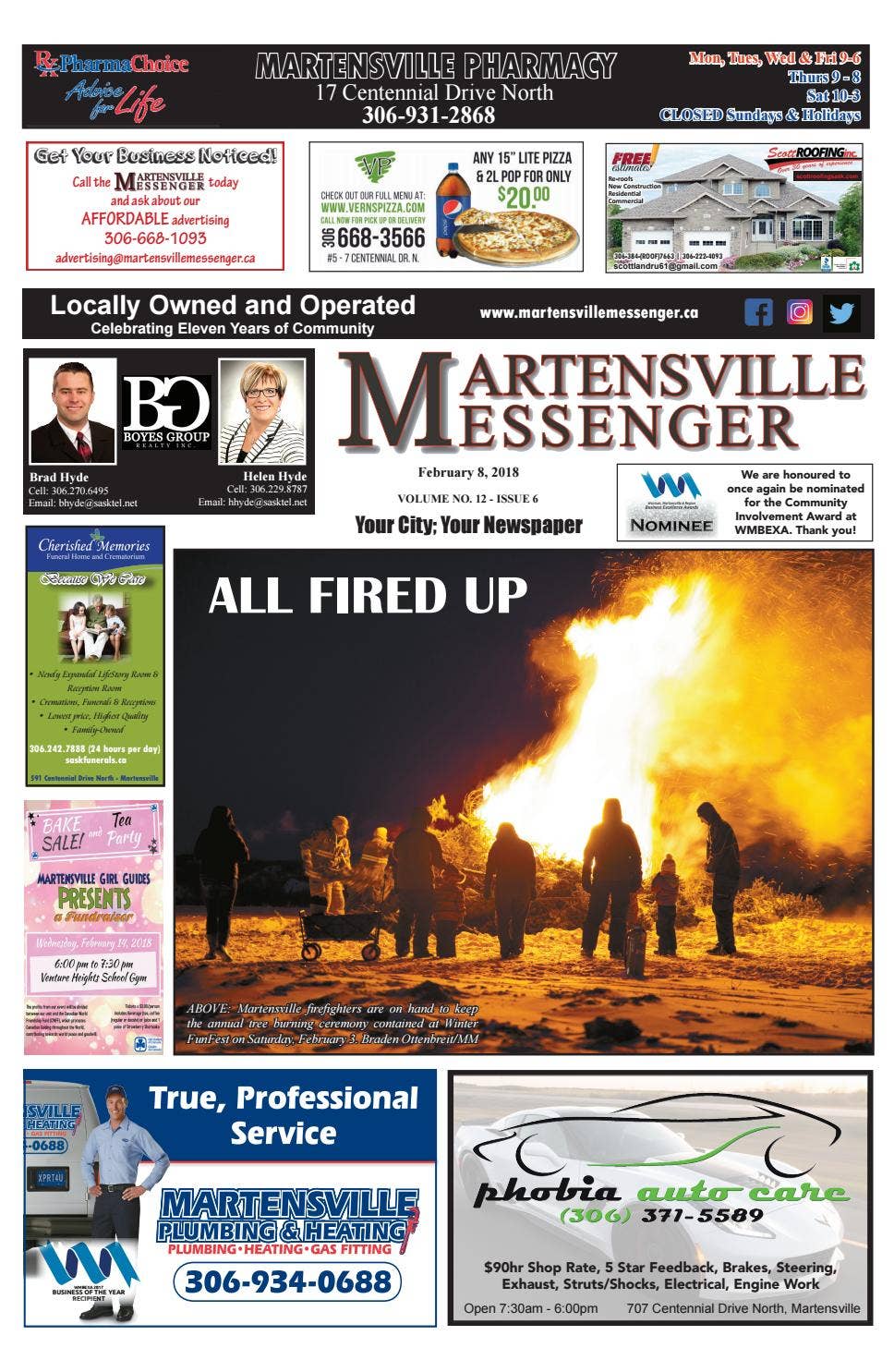 February 8 2018 digital issue by Martensville Messenger - Issuu