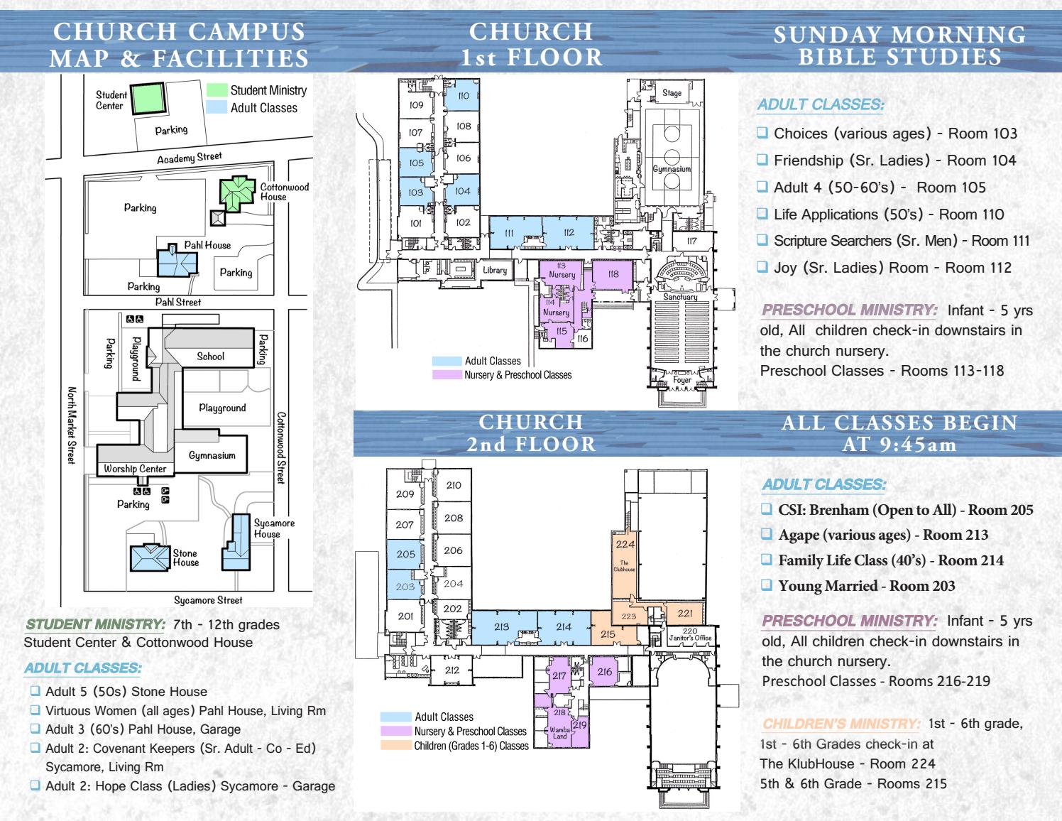 Sunday bible study brochure by Brenham's First Baptist Church - Issuu