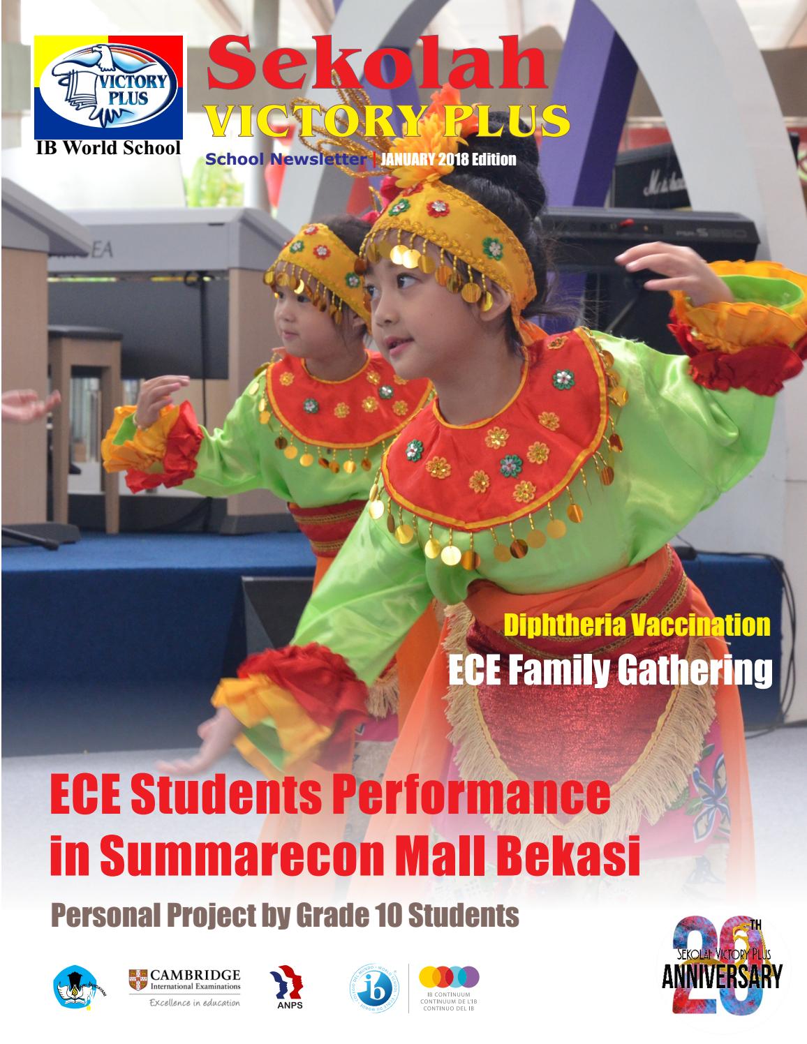 Sekolah Victory Plus Newsletter - January 2018 Edition by Sekolah ...