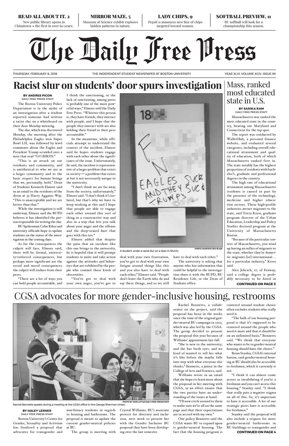 2-8-2018 by The Daily Free Press - Issuu