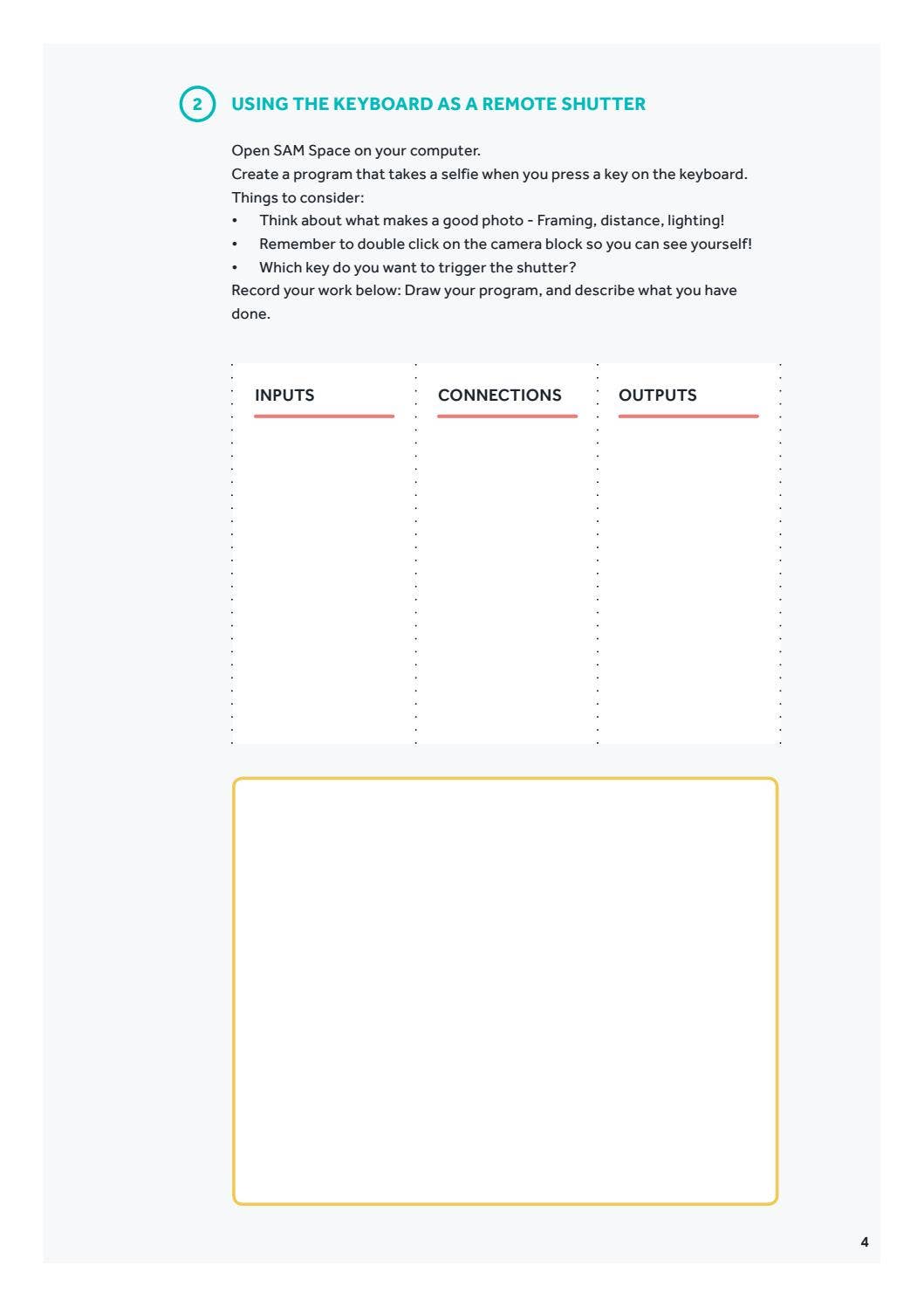 SAM Labs Lessons Student Worksheets by ETC Educational Technology ...