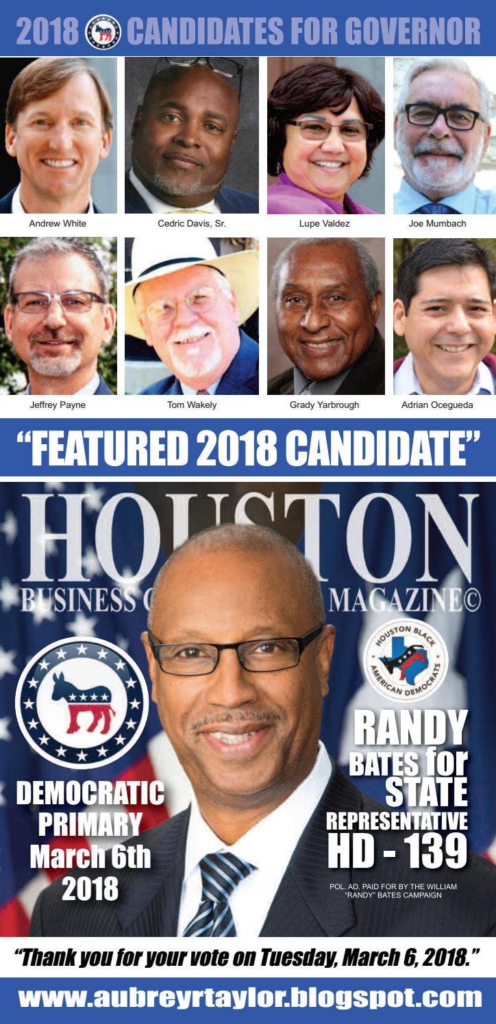 Randy Bates for State Representative House District 139 featuring ...