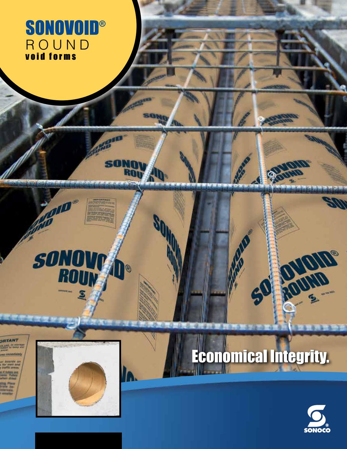 Sonovoid® round concrete void forms product brochure by Ram Tool ...