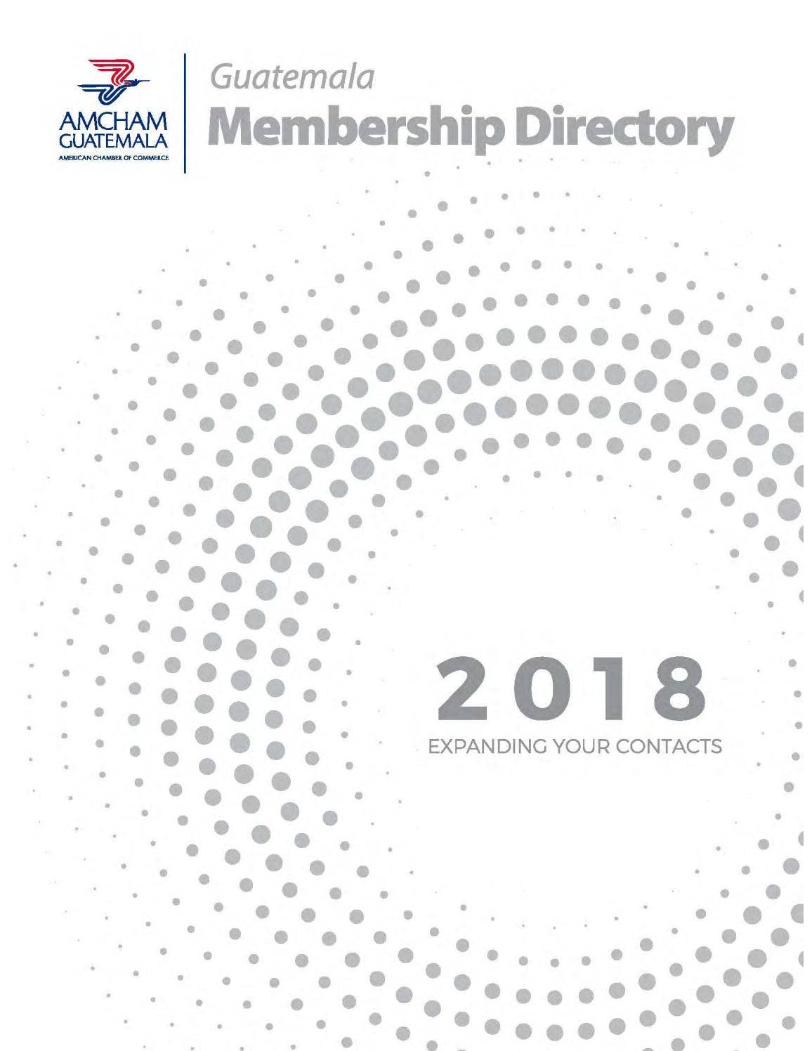 Directorio de Asociados AmCham Guatemala by AmCham Guatemala - Issuu