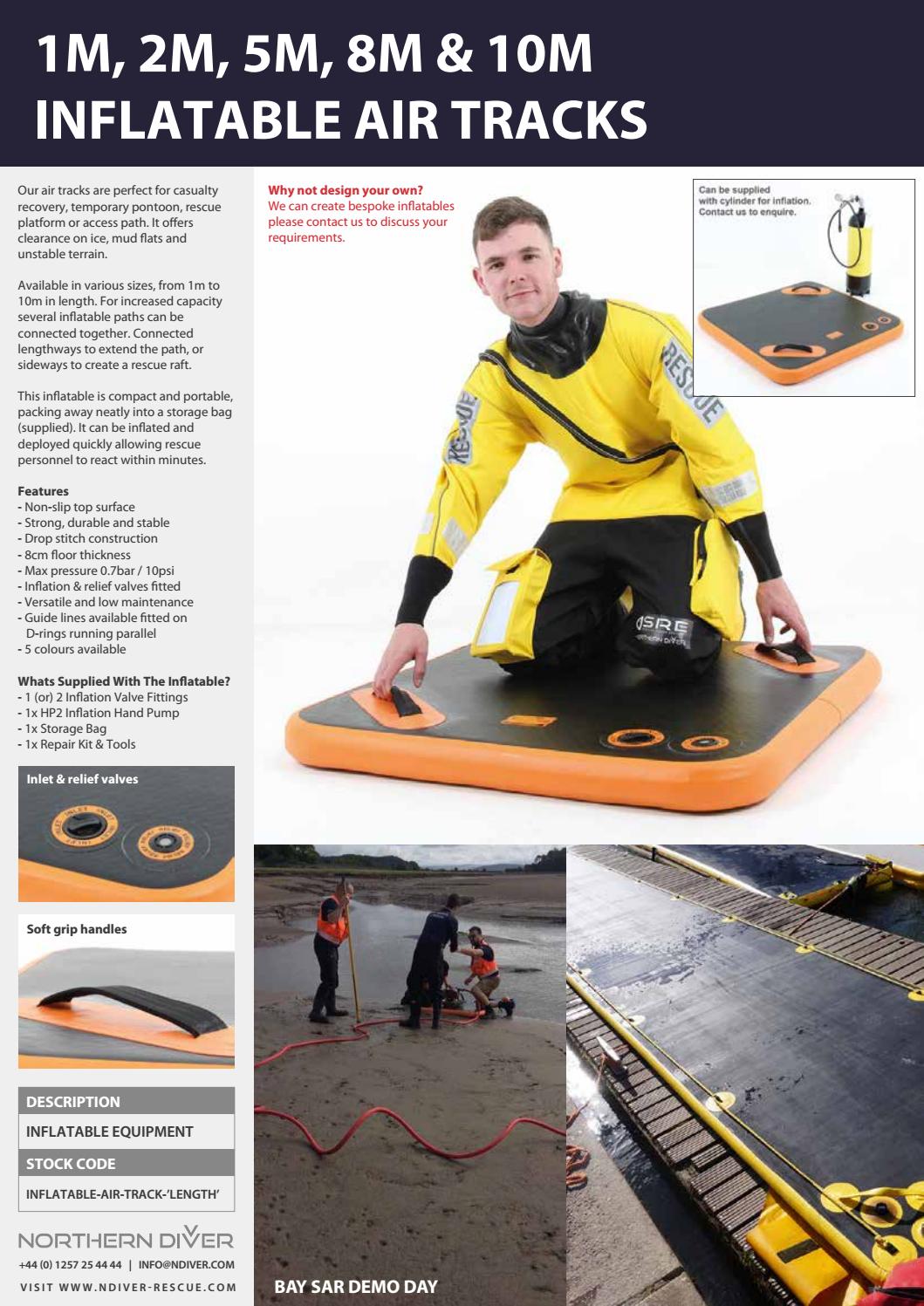 Inflatable Air Track Datasheet by Northern Diver International by ...