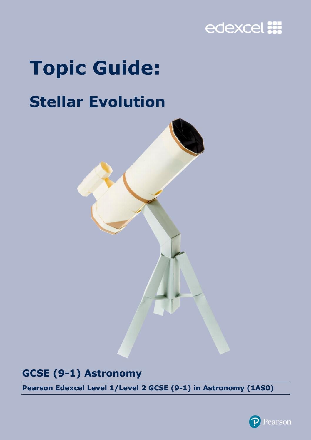 Pearsons - GCSE astronomy topic guide stellar evolution by OASAcademy2 ...
