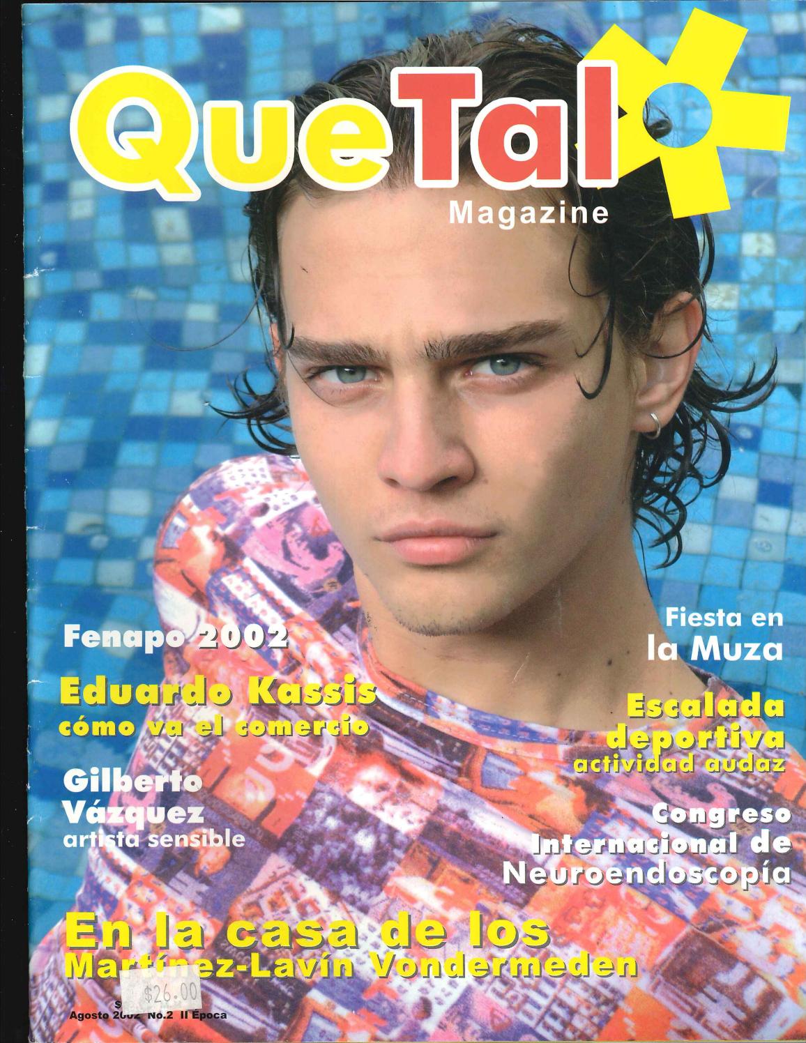 AGOSTO 2002 by Que Tal Magazine - Issuu