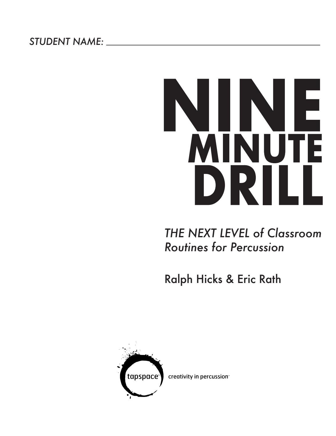 Nine Minute Drill sample by Tapspace - Issuu