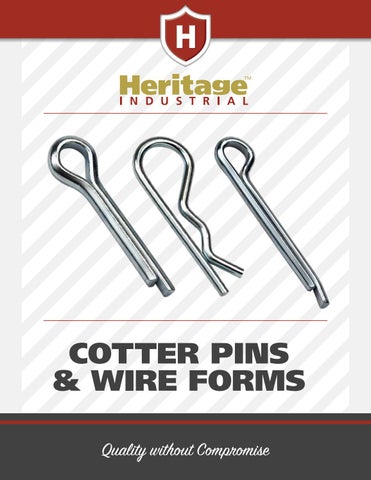 Heritage Industrial Cotter Pins & Wire Forms by G.L. Huyett - Issuu
