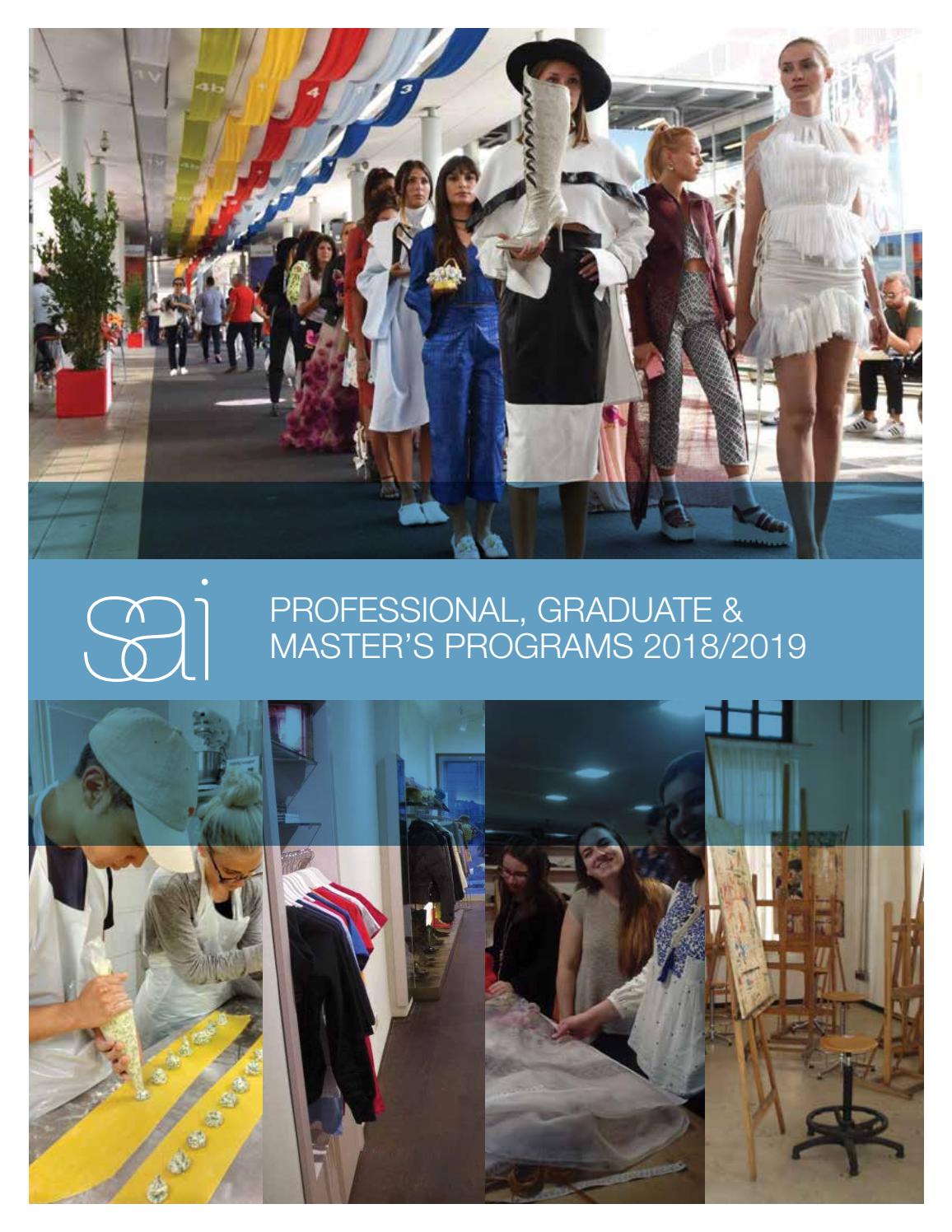 SAI Professional, Graduate & Master's Programs 2018/2019 by SAI ...