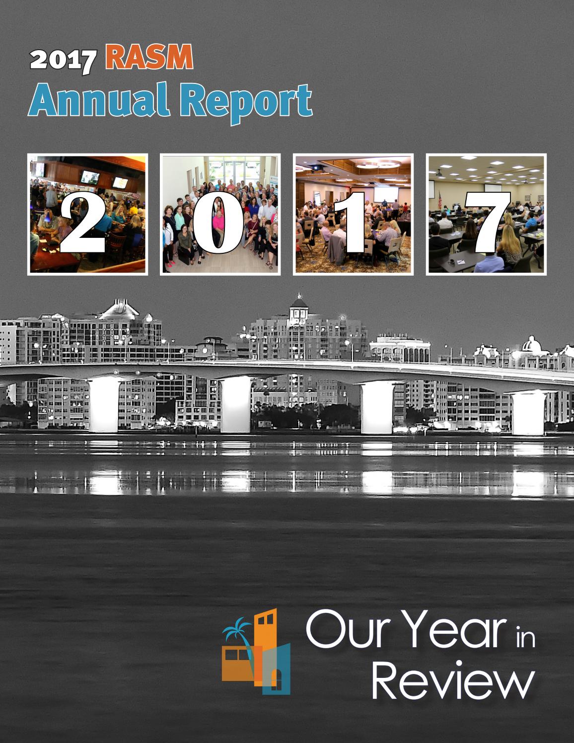 RASM 2017 Annual Report by REALTOR® Association of Sarasota and Manatee - Issuu