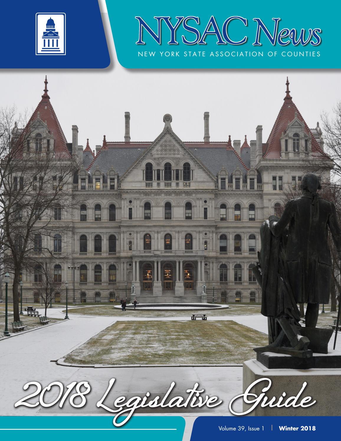 2018 Legislative Guide: NYSAC News Winter 2018 by NYS Association of ...