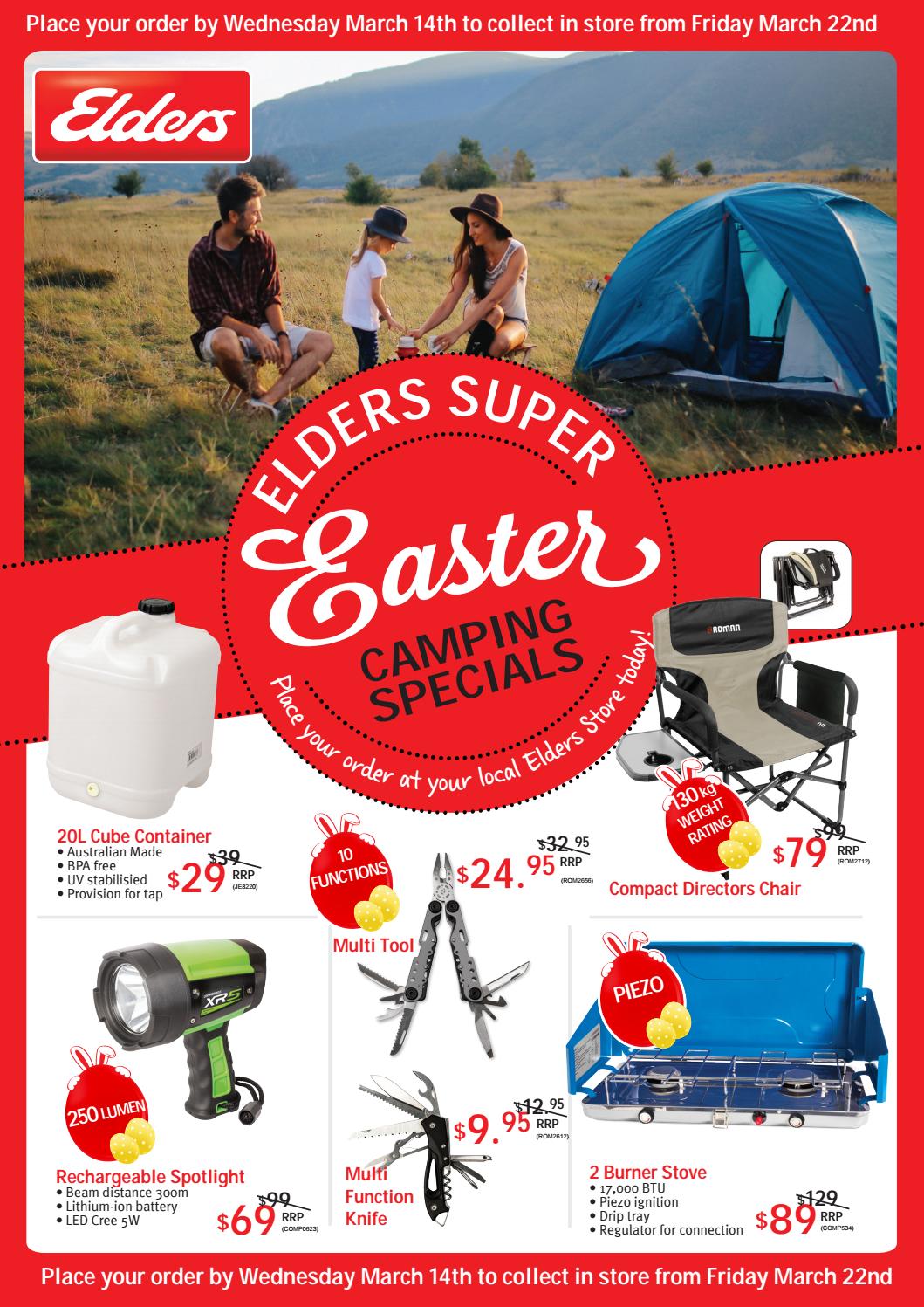 Elders Easter Camping Catalogue 2018 by Elders Limited - Issuu