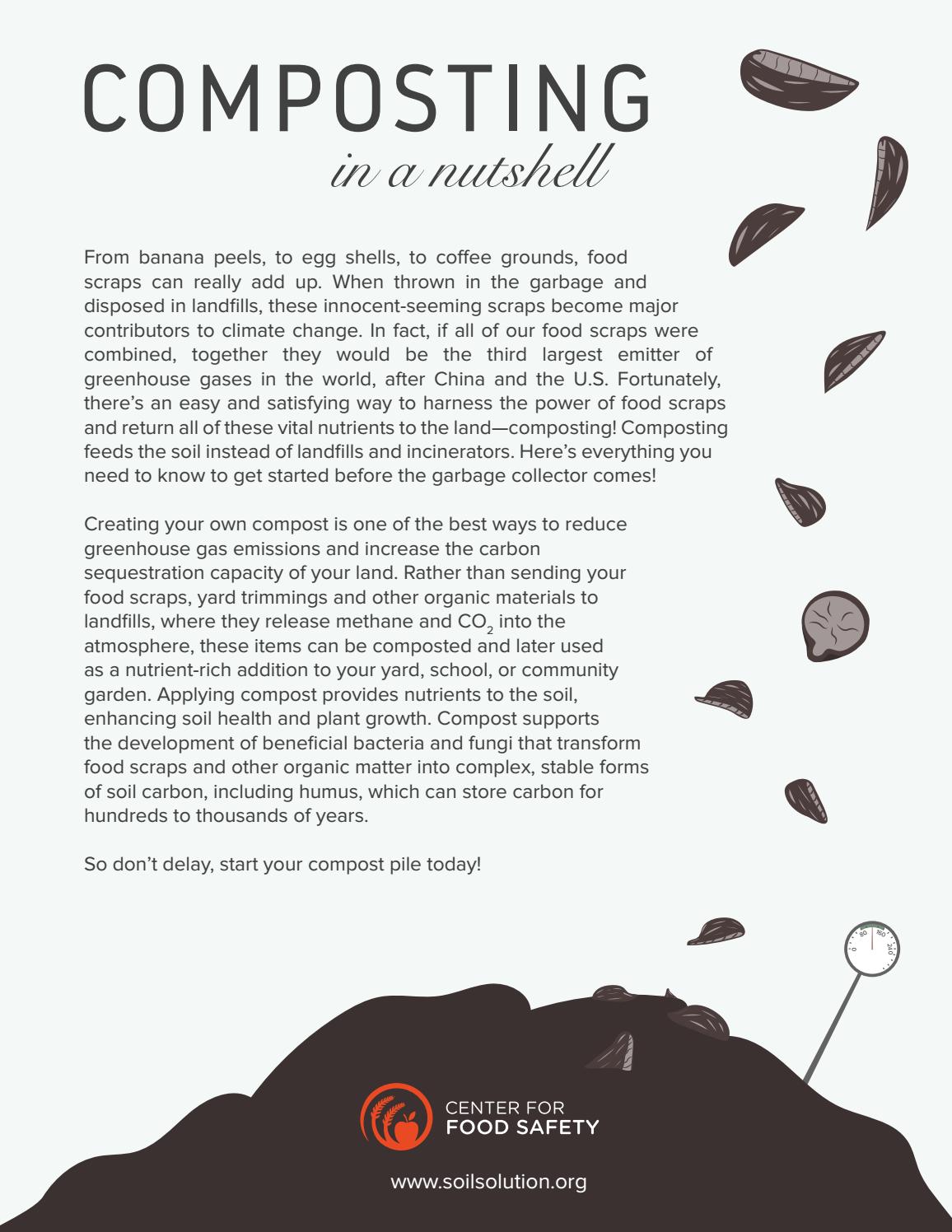 Composting in a Nutshell by Center for Food Safety - Issuu