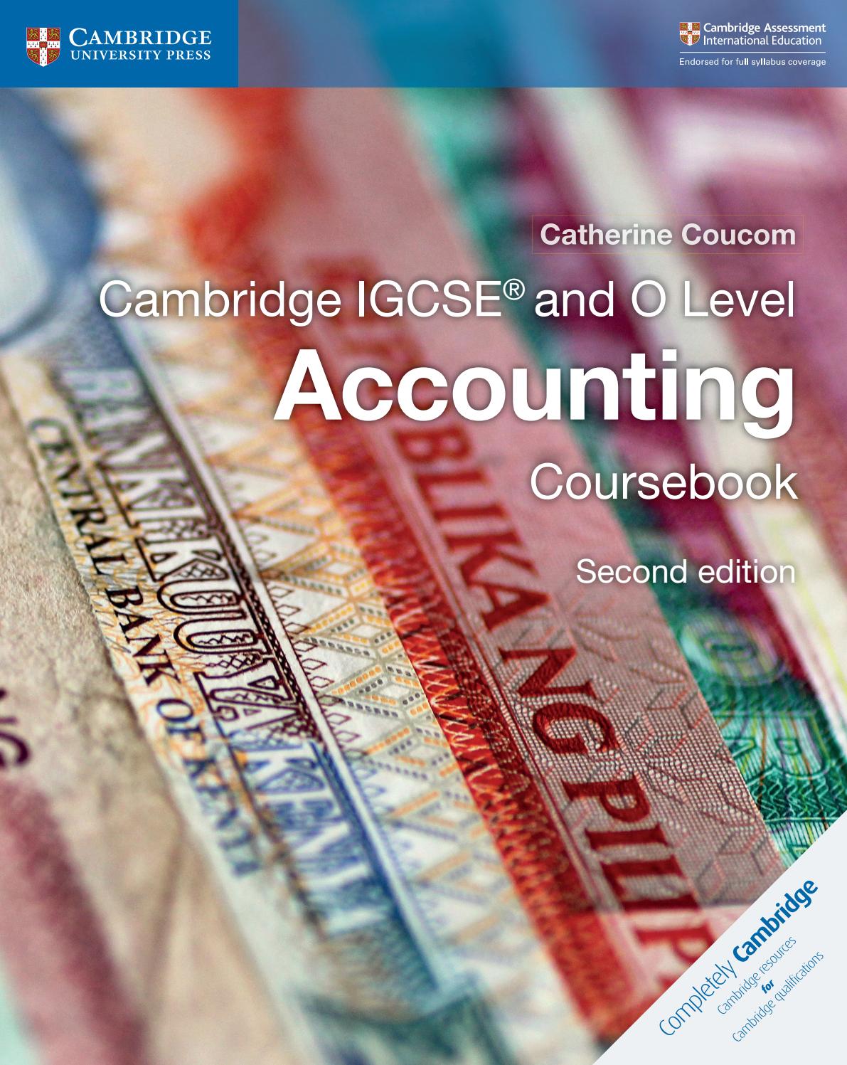 Preview Cambridge IGCSE And O Level Accounting Coursebook second