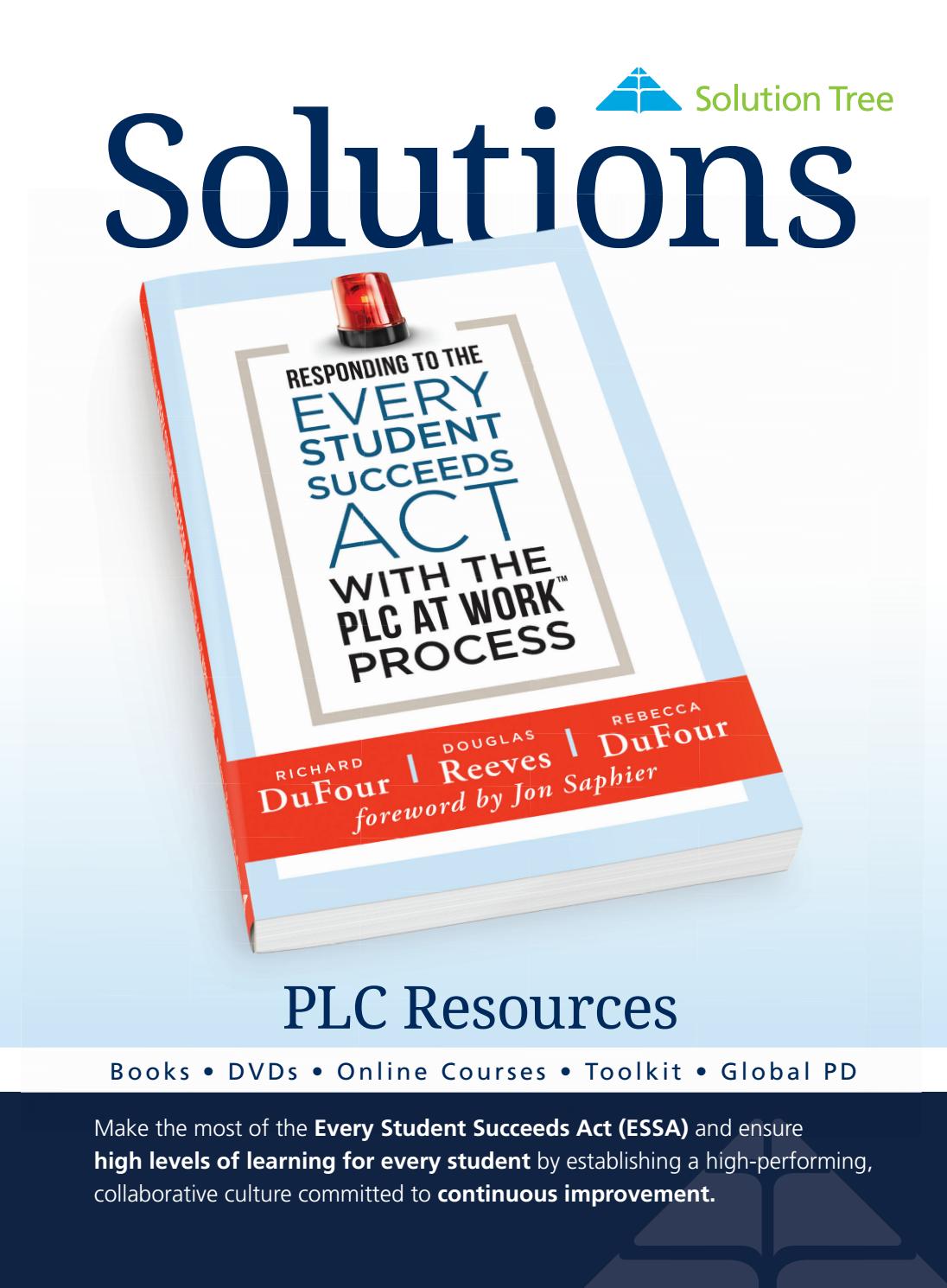 2018 ST PLC Resources Catalog by Solution Tree - Issuu