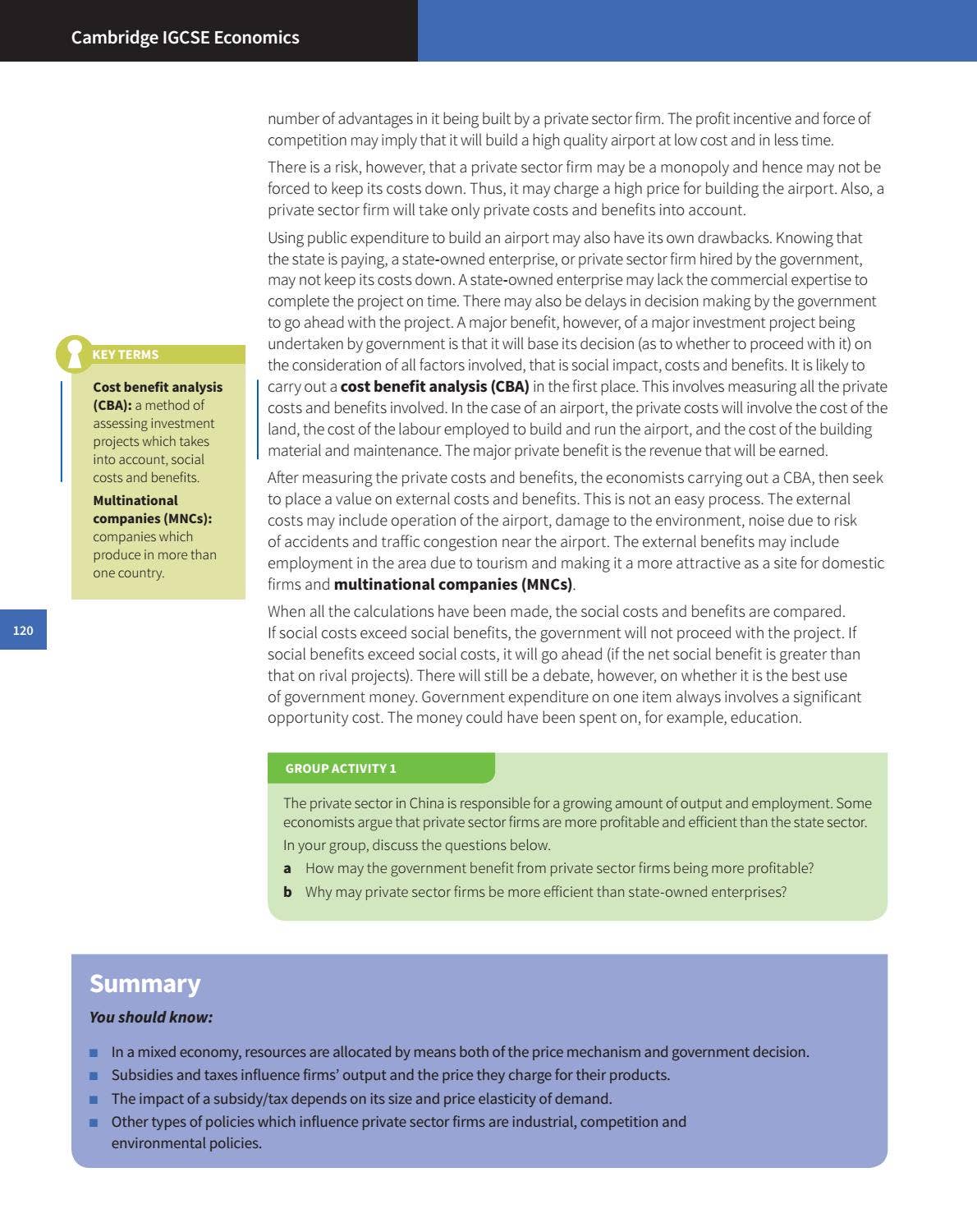 Preview Cambridge IGCSE and O Level Economics Coursebooks by Cambridge ...