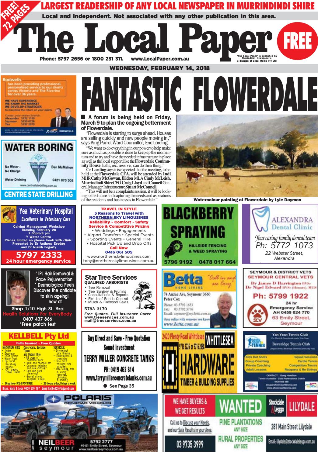 The Local Paper. February 14, 2018 by Ash Long - Issuu