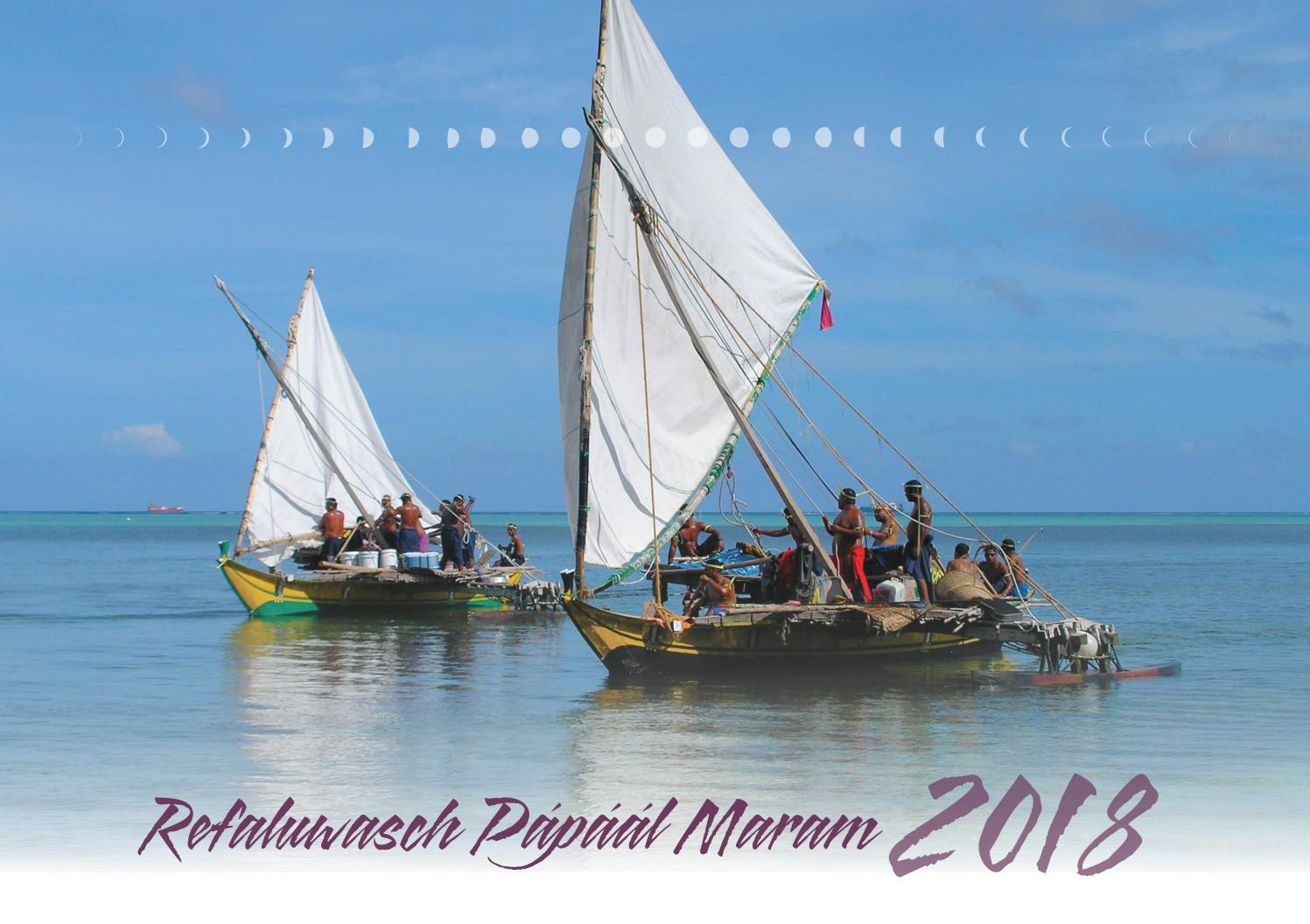 2018 CNMI Refaluwasch Lunar Calendar (Refaluwasch Papapaal Maram 2018 ...