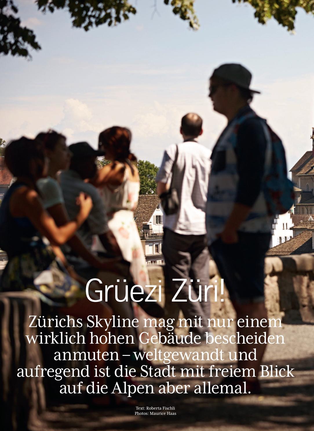 SWISS Magazine 2014 - ZURICH by Swiss International Air Lines - Issuu