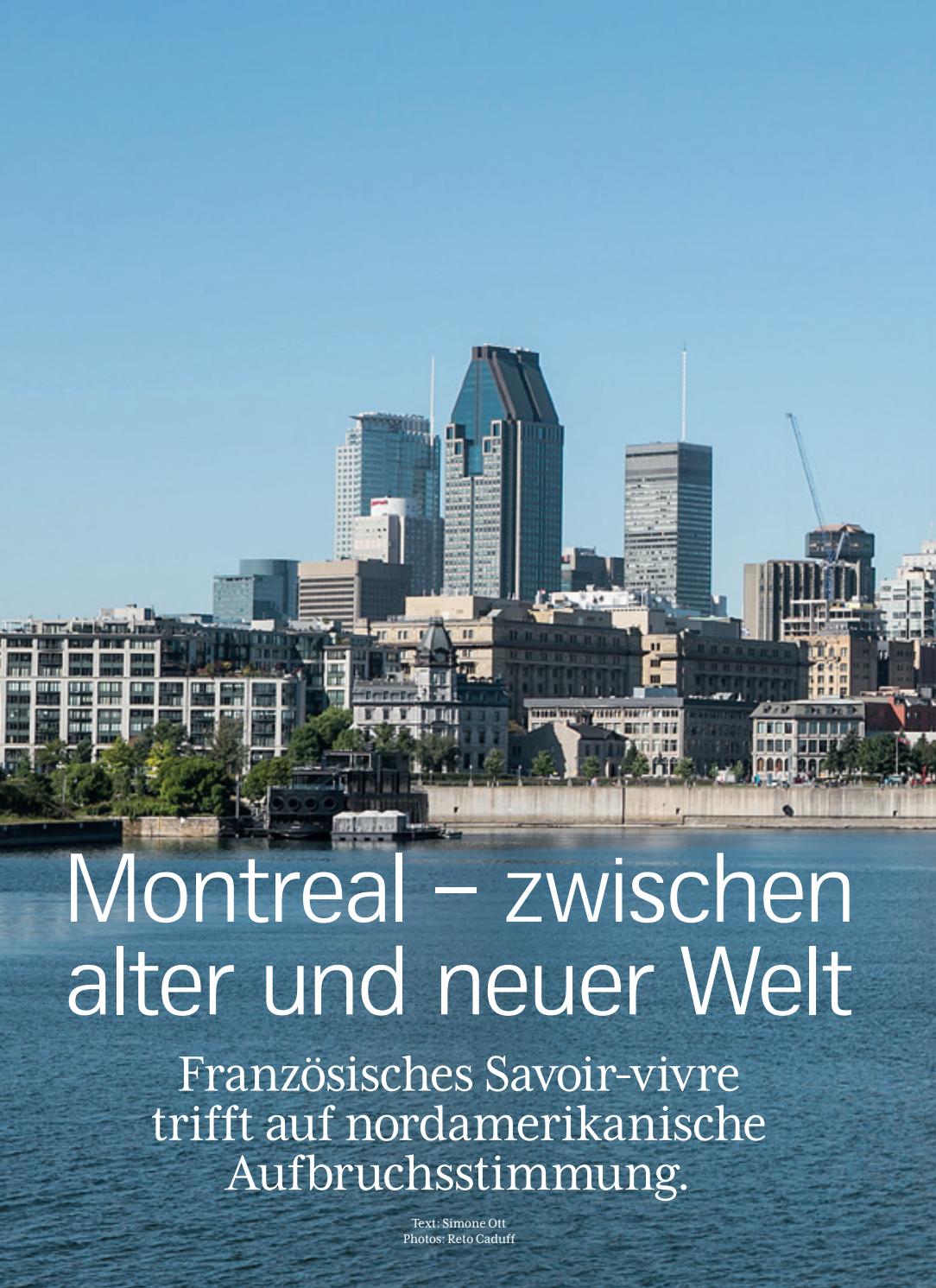 SWISS Magazine 2013 - MONTREAL by Swiss International Air Lines - Issuu