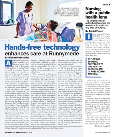 Hospital News 2018 February by Hospital News - Issuu