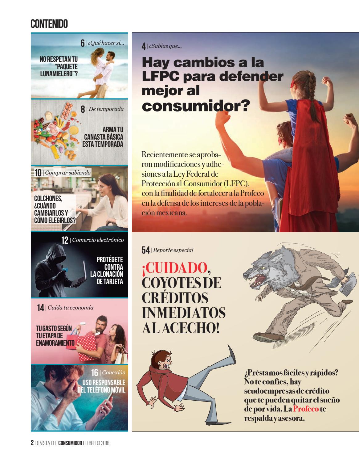 Revista del consumidor febrero 2018 by PROFECO - Issuu