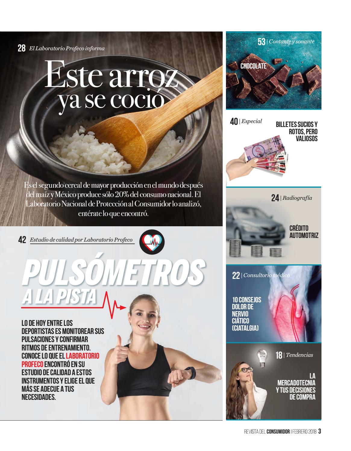 Revista del consumidor febrero 2018 by PROFECO - Issuu