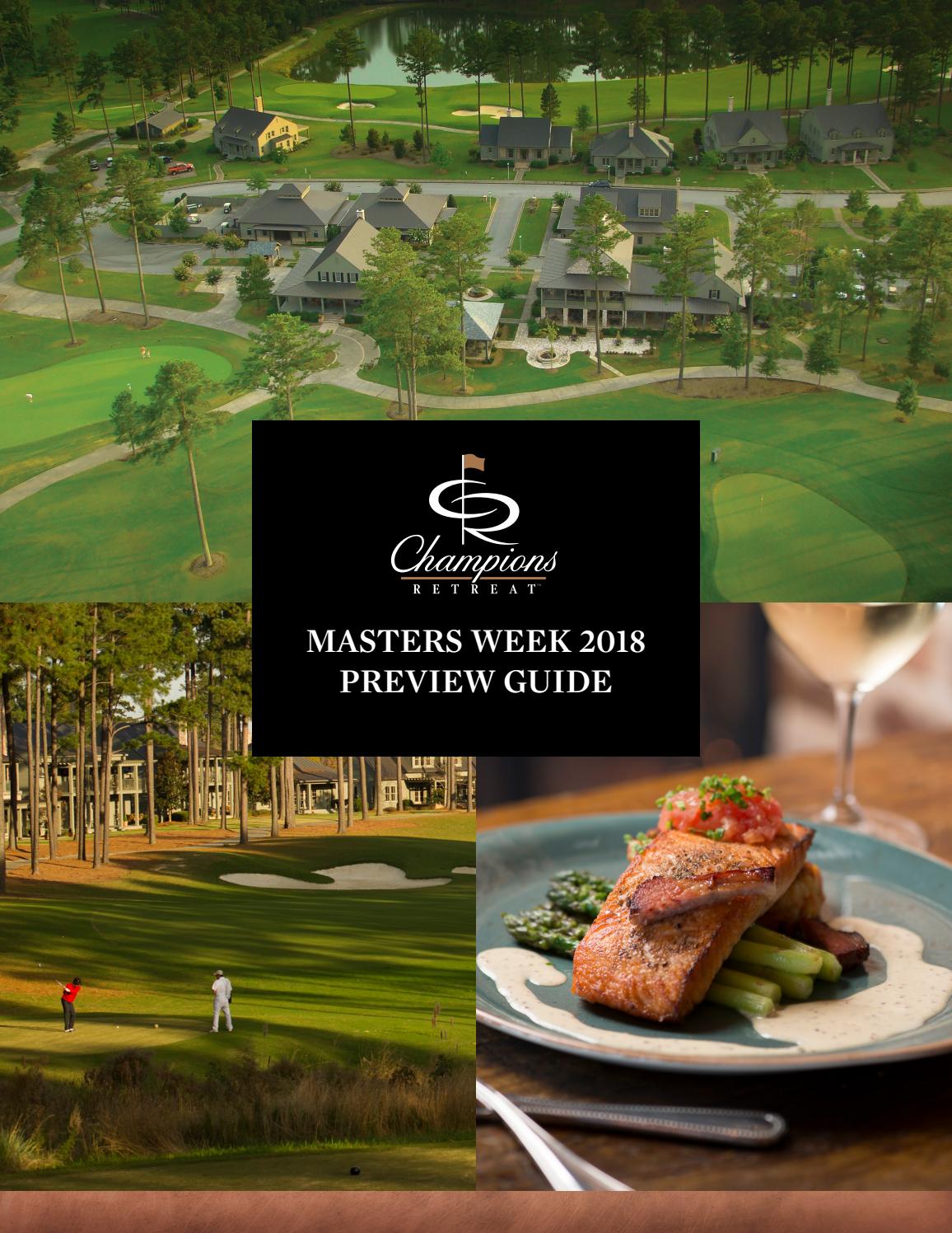 Masters Week Preview 2018 by Heritage Golf Group - Issuu