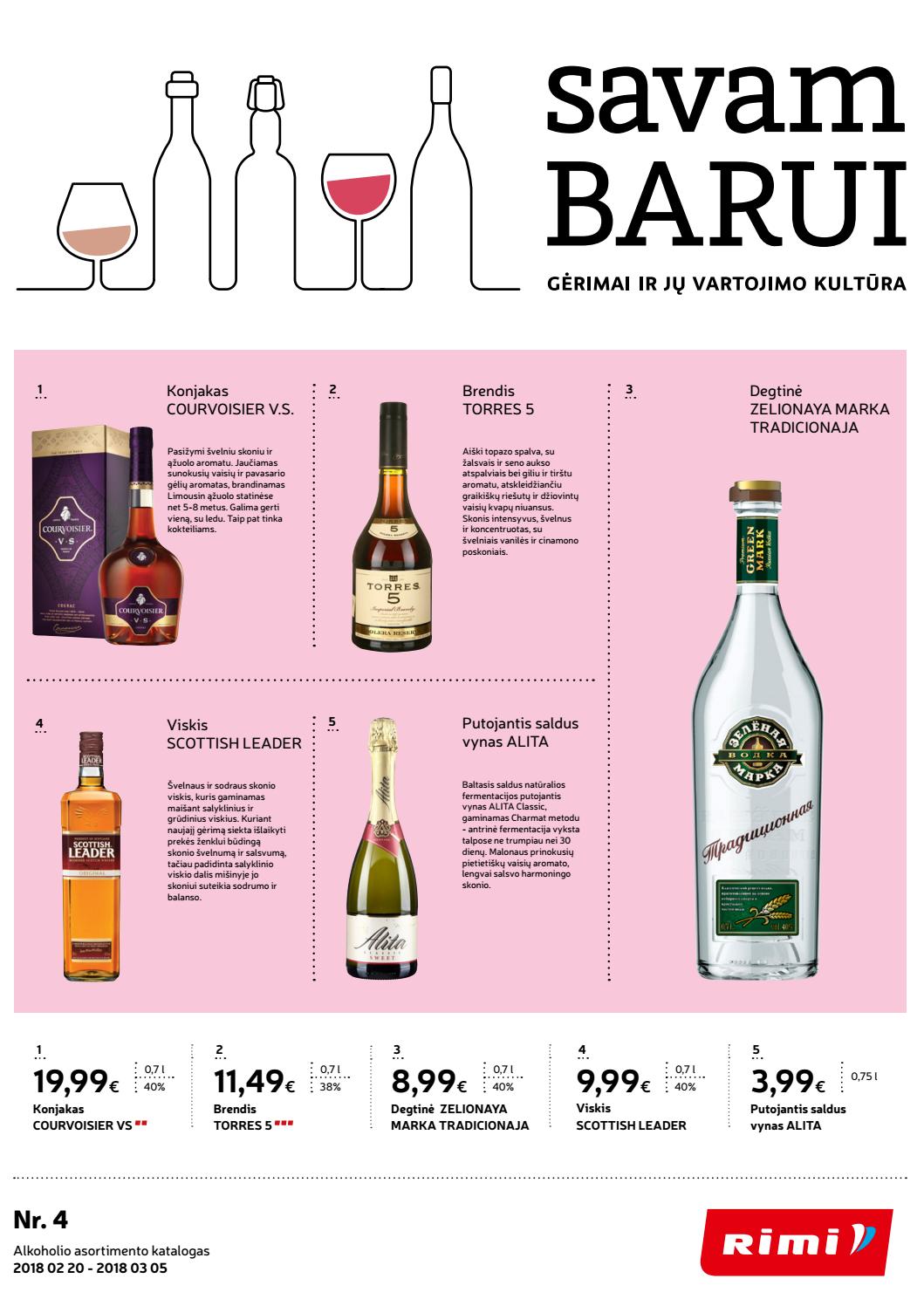 Alkoholio asortimentinis katalogas GĖRIMAI Nr. 4 - 2018 by Rimi - Issuu
