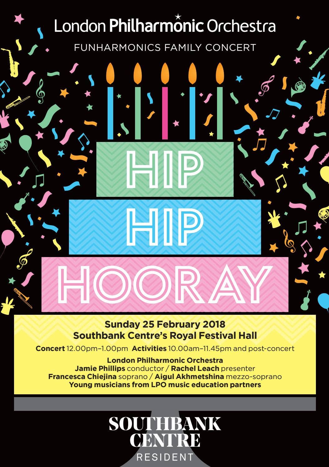 London Philharmonic Orchestra FUNharmonics programme: Hip Hip Hooray, 25 Feb 2018 by London ...