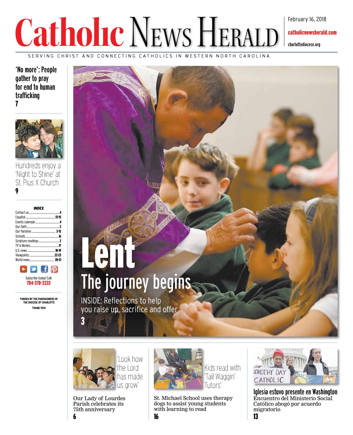 Feb. 16, 2018 by Catholic News Herald - Issuu