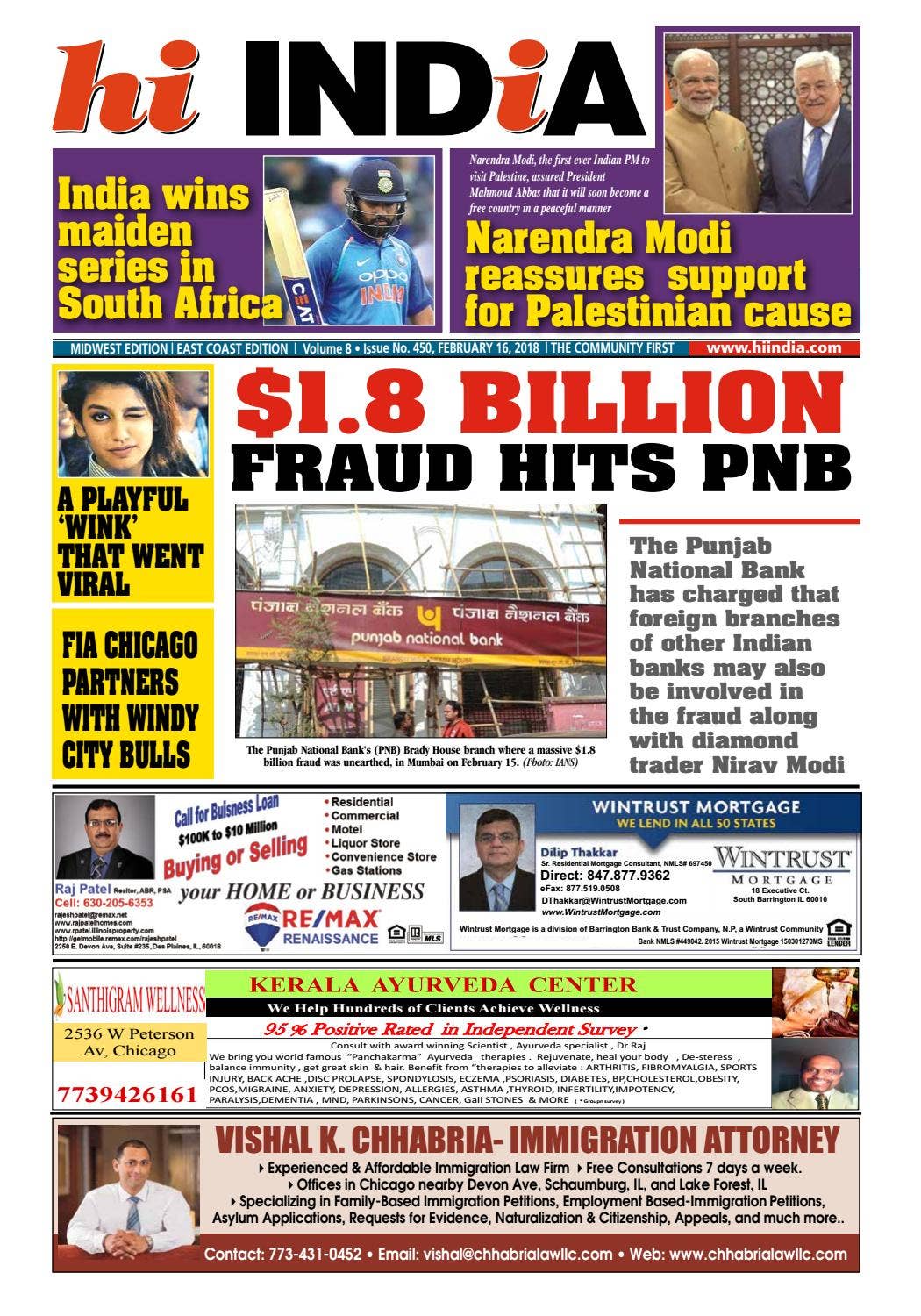 hi INDiA | 02-16-2018 | Midwest Edition by hi INDiA Weekly - Issuu