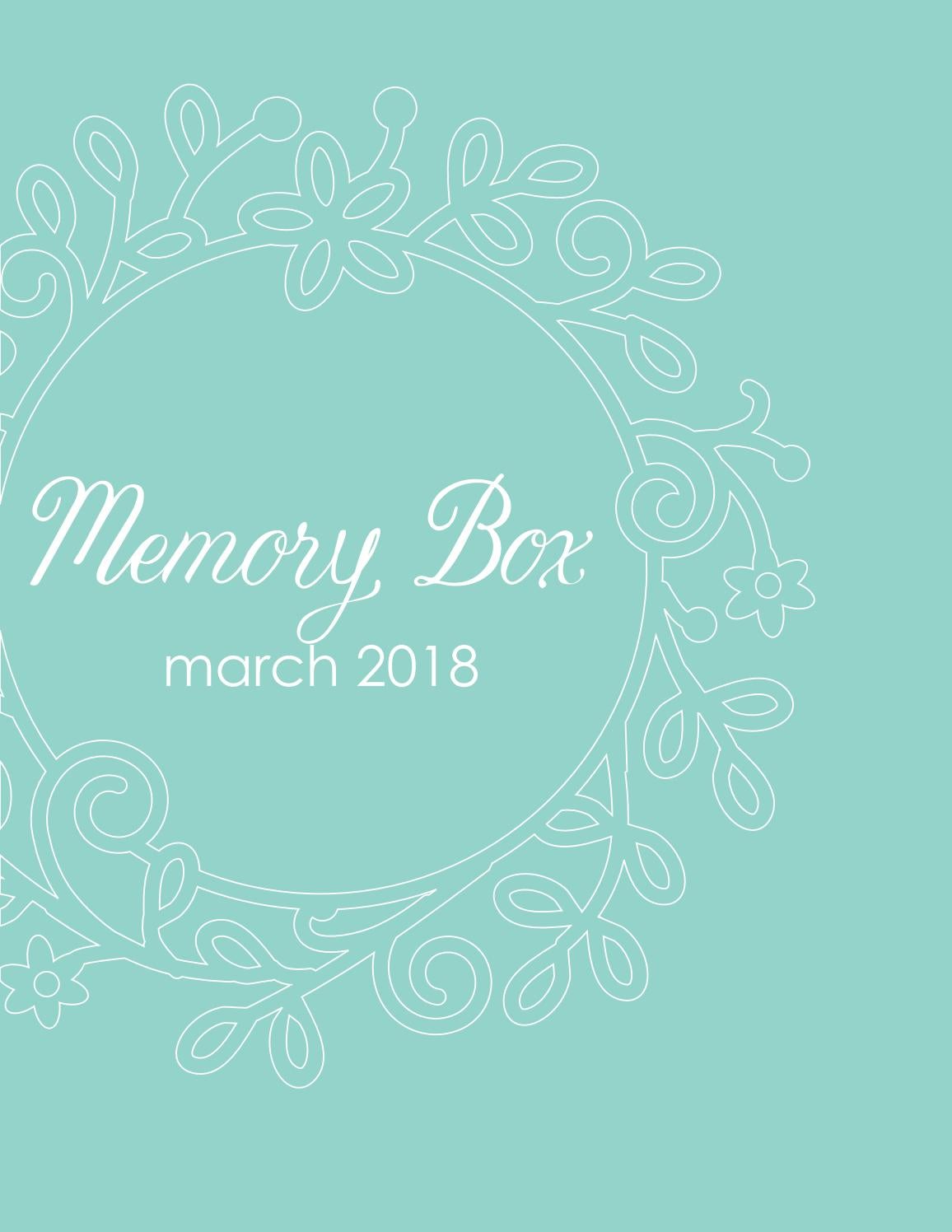 2018 Spring Memory Box and Poppystamps Release Catalaog by MemoryBoxInc ...