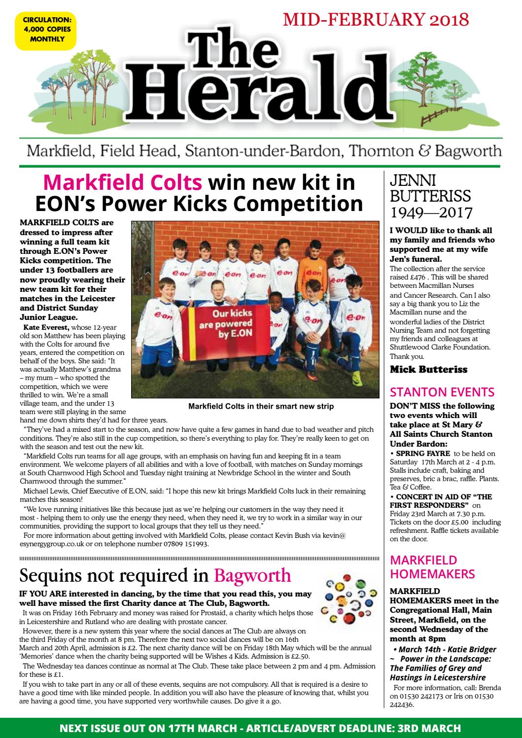 February 2018 herald magazine online by Michael Wilkinson - Issuu