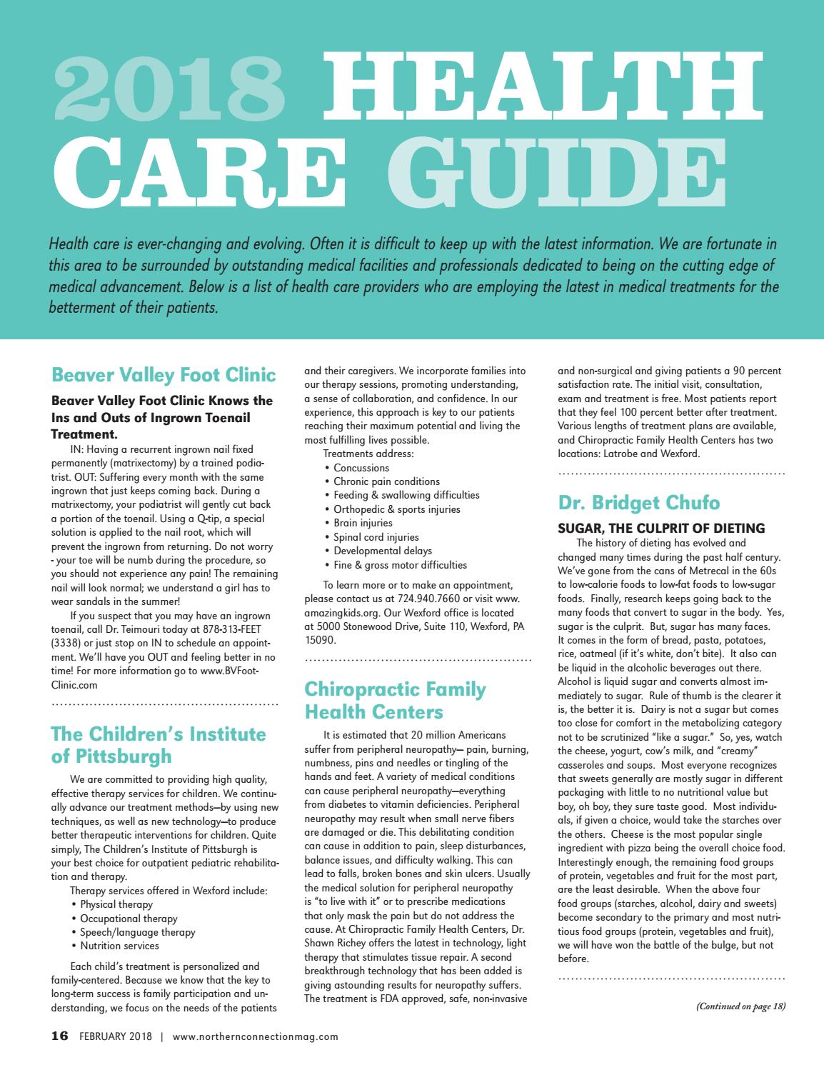 2018 NC Health Care Guide by Northern Connection Magazine - Issuu