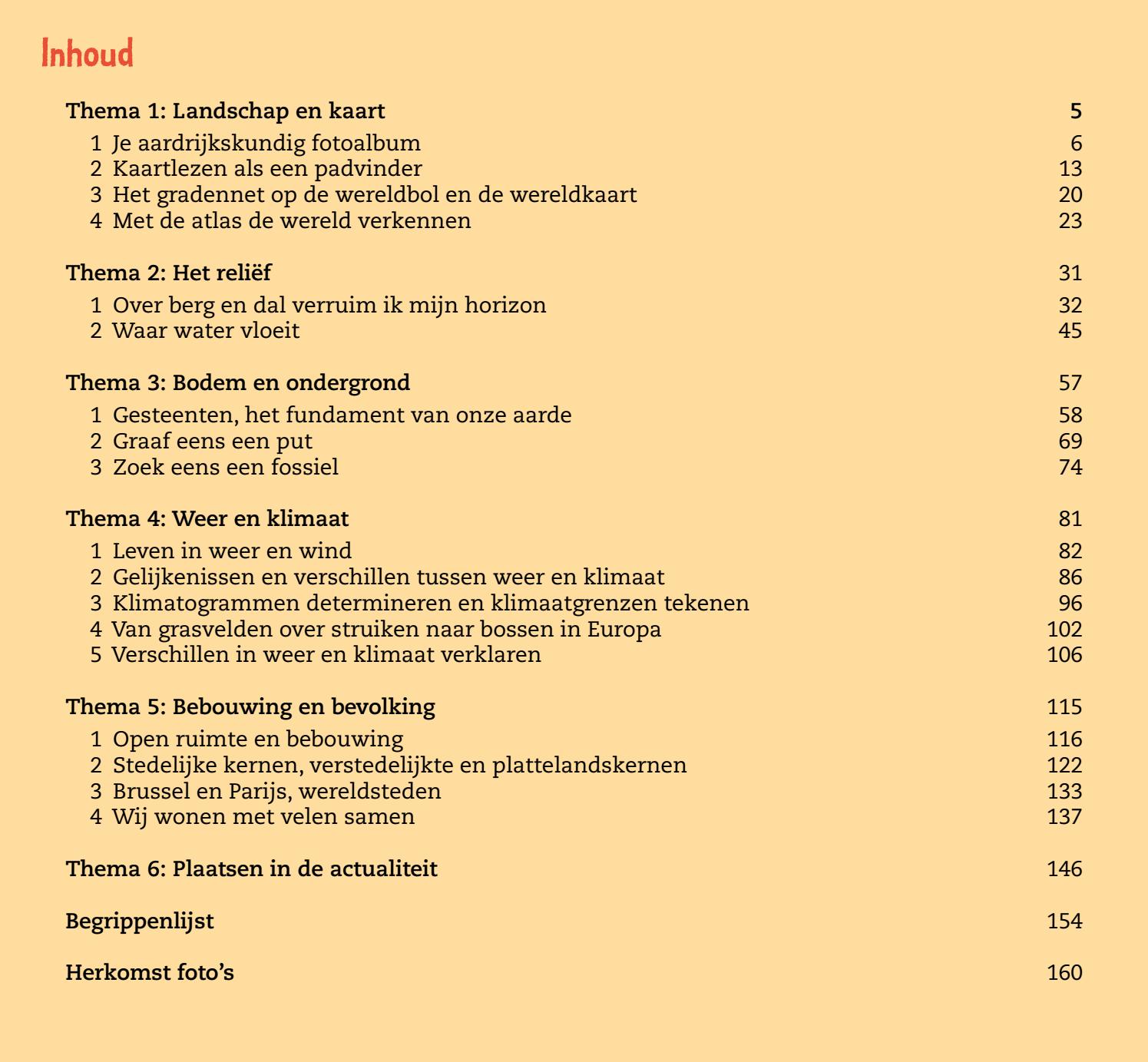 Inhoudstafel Geogenie 1 leerwerkboek by VAN IN - Issuu