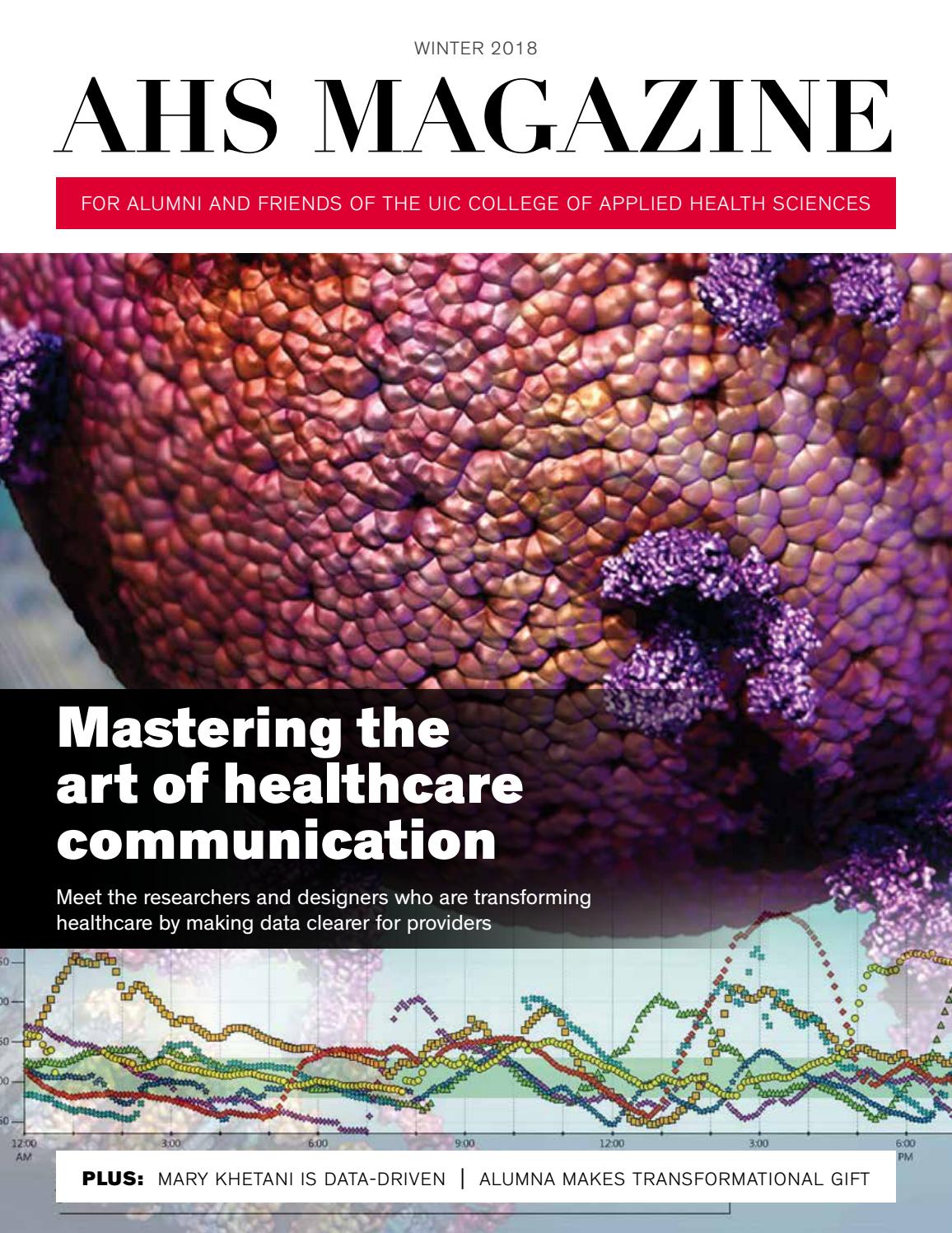AHS Magazine - Winter 2018 by UIC College of Applied Health Sciences ...