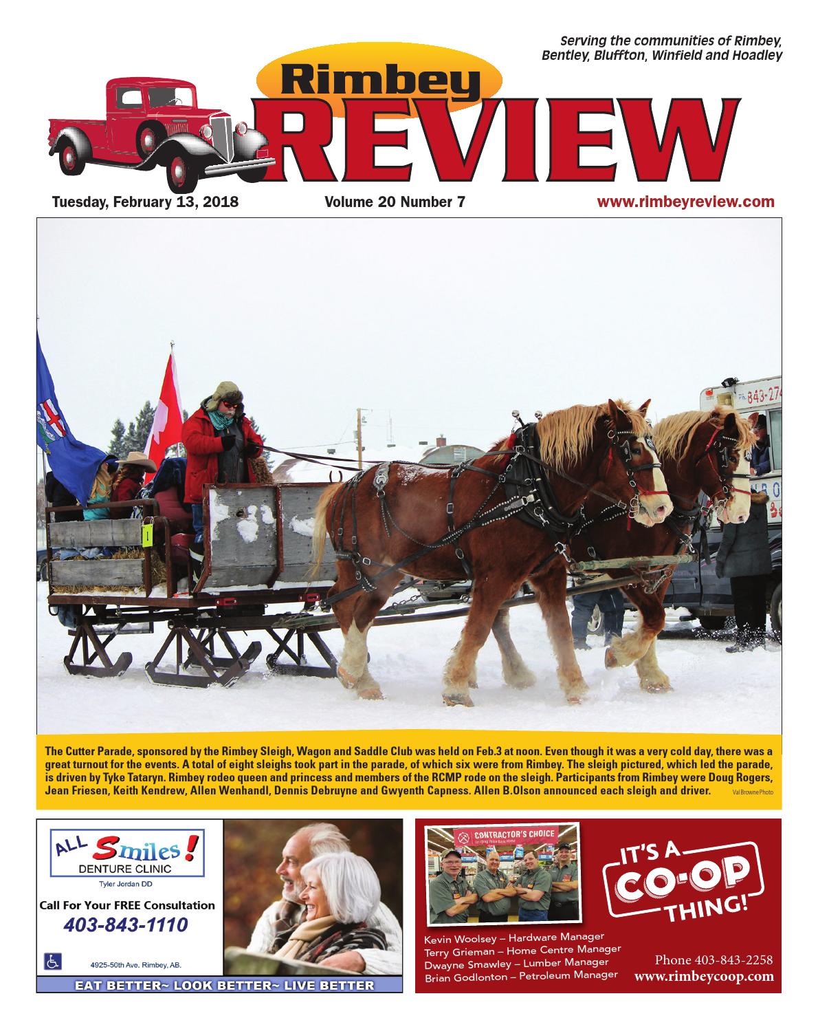 Rimbey Review, February 13, 2018 by Black Press Media Group - Issuu