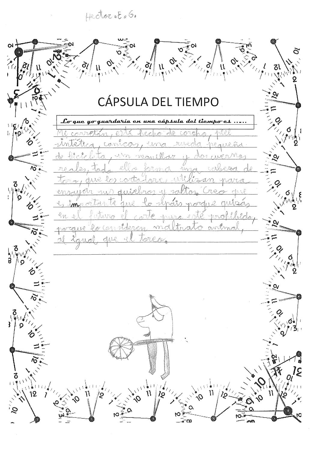 Cápsula del tiempo by CEIP TIERRA DE PINARES - Issuu