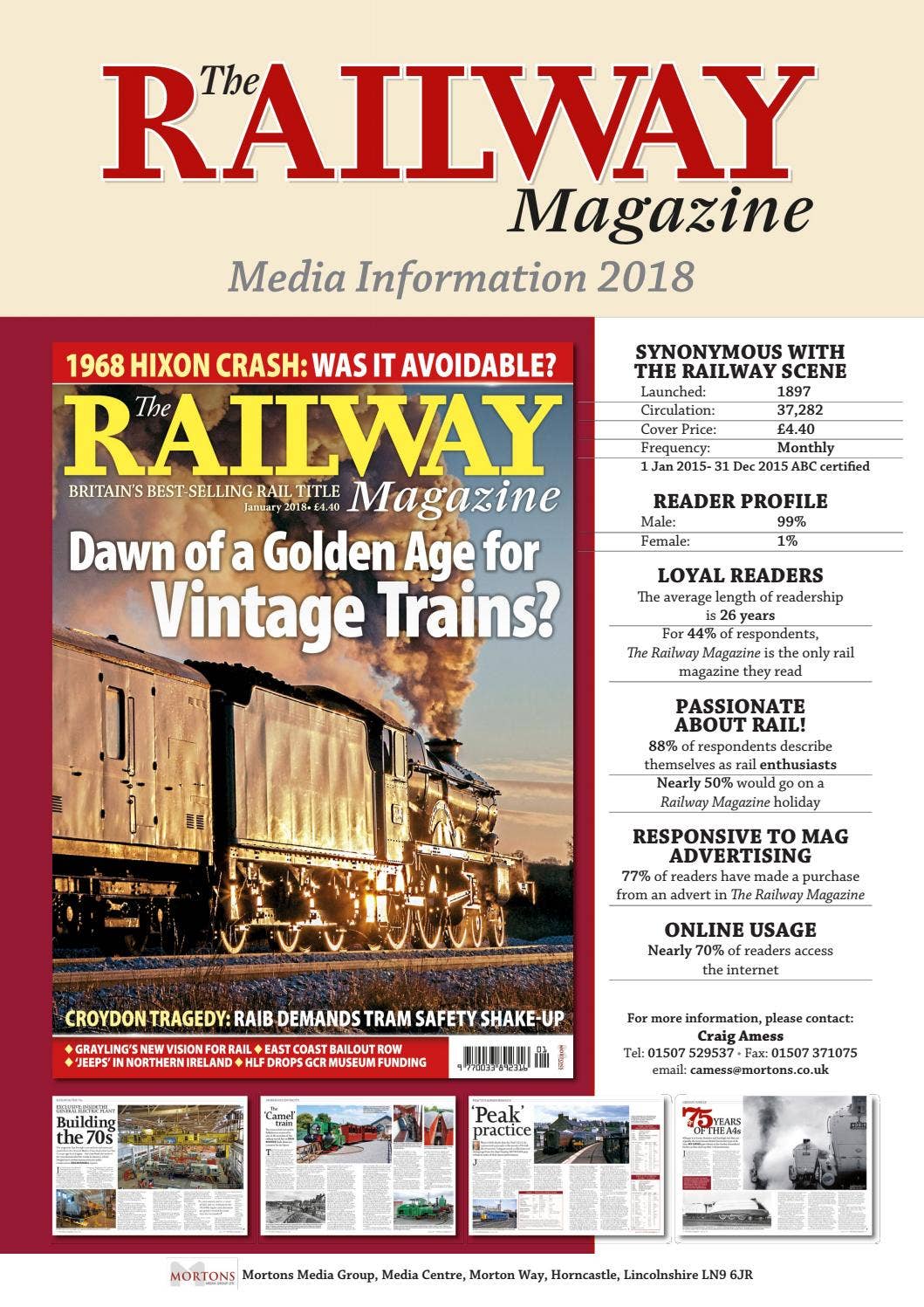 The Railway Magazine - Media Pack by Mortons Media Group Ltd - Issuu