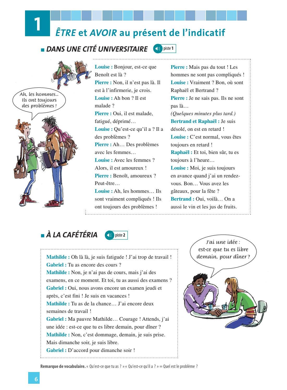 Extrait Grammaire en dialogues A1 A2 by CLE International - Issuu