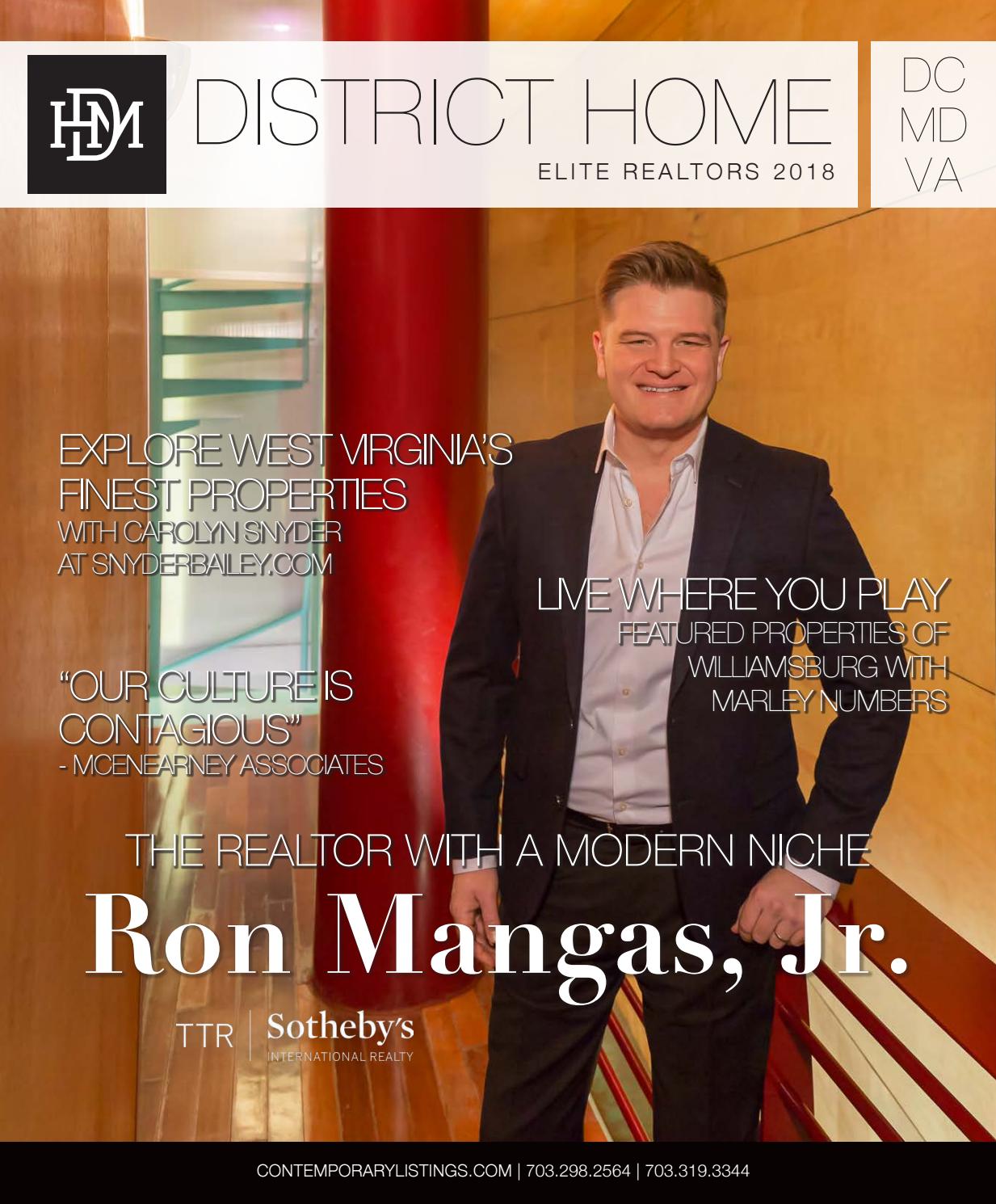 District Home Magazine Elite Realtors Edition 2018 by DHM Media - Issuu