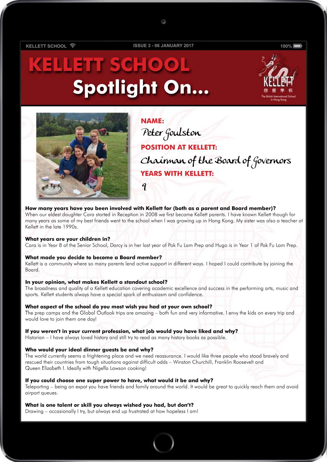 Kellett Spotlight - Issue 3 by Kellett School - Issuu