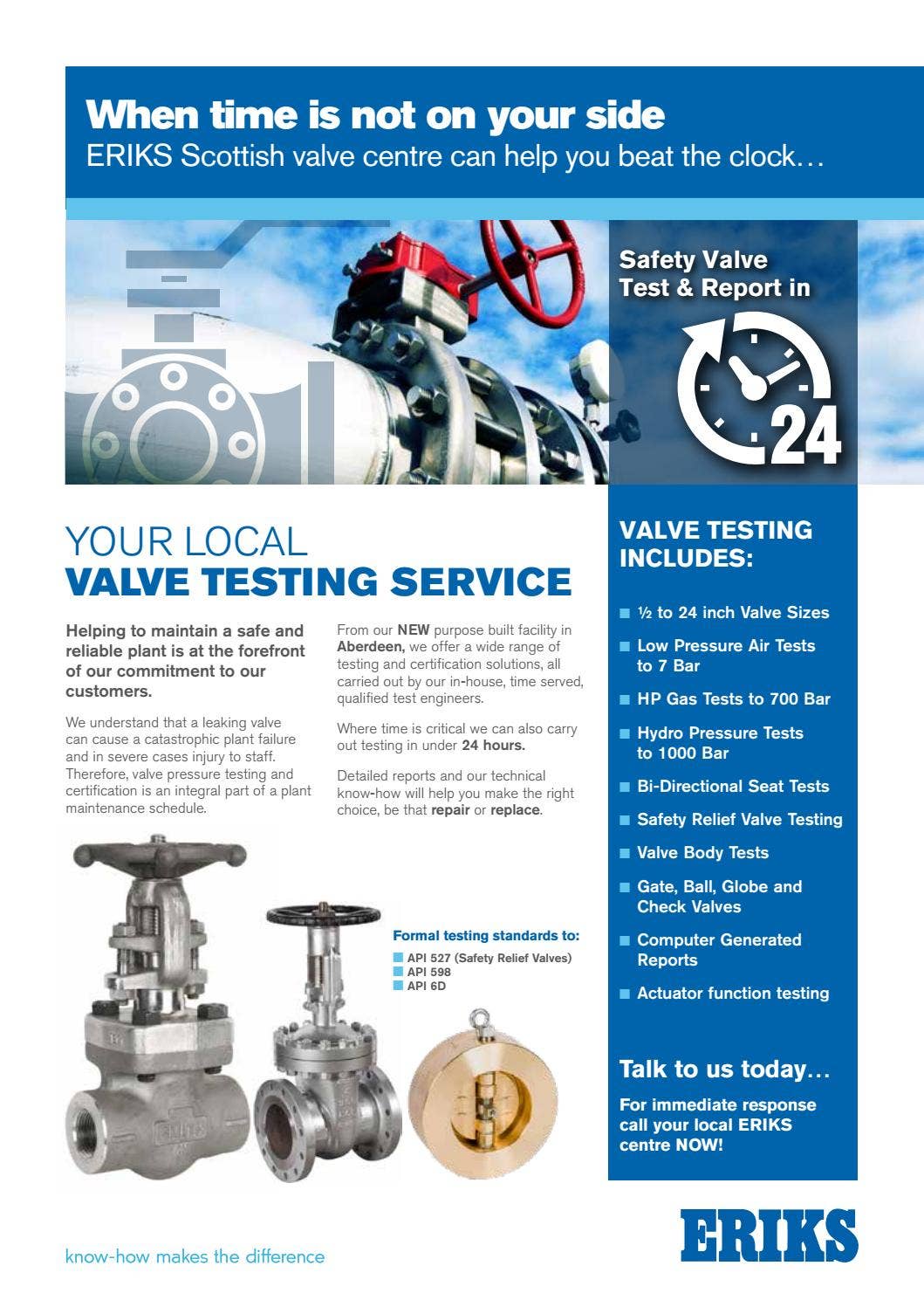 Valve Testing Service by ERIKS UK & Ireland - Issuu