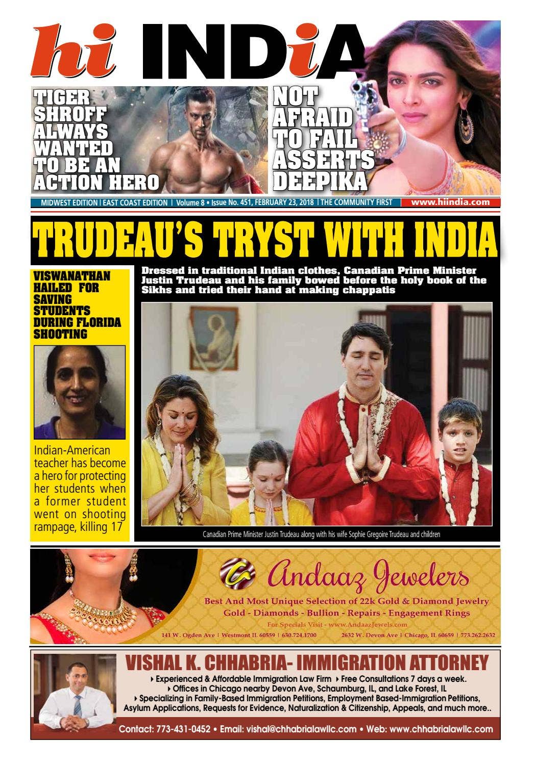 hi INDiA | 02.23.18 | Midwest Edition by hi INDiA Weekly - Issuu