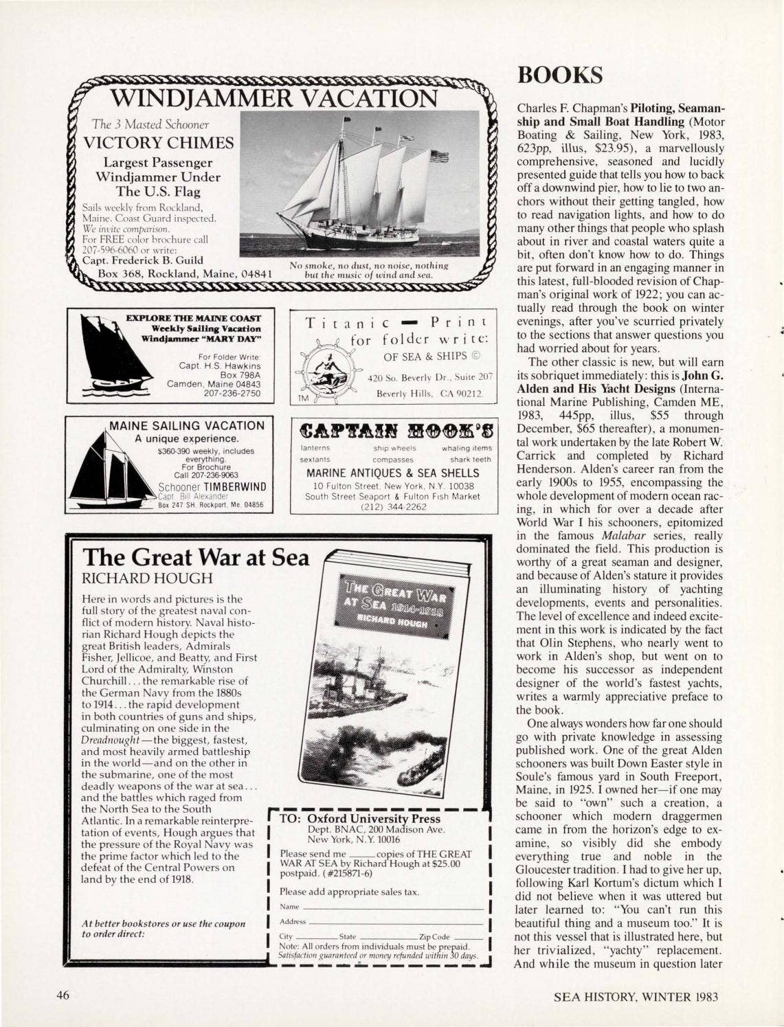 Sea History 030 - Winter 1983-1984 by National Maritime Historical ...