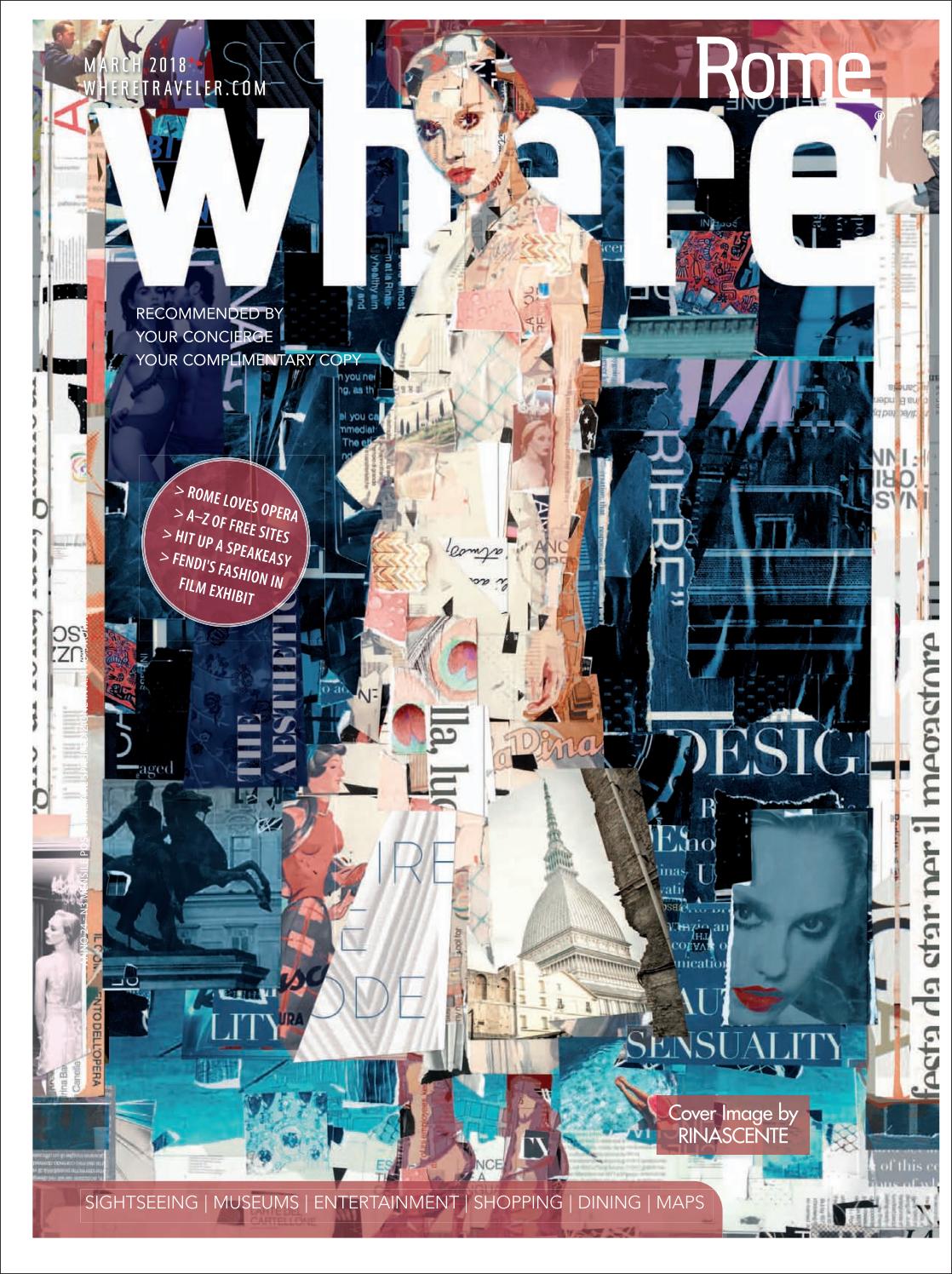 Where Magazine Rome Mar 2018 by Morris Media Network - Issuu