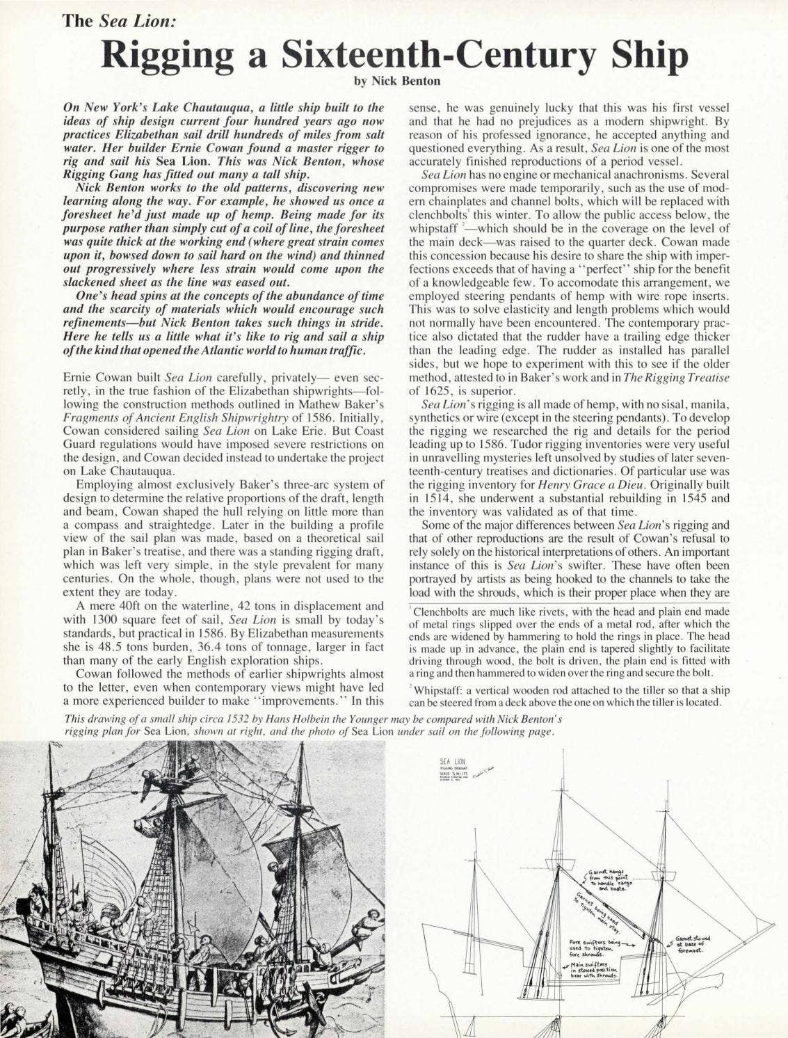 Sea History 042 - Winter 1986-1987 by National Maritime Historical ...